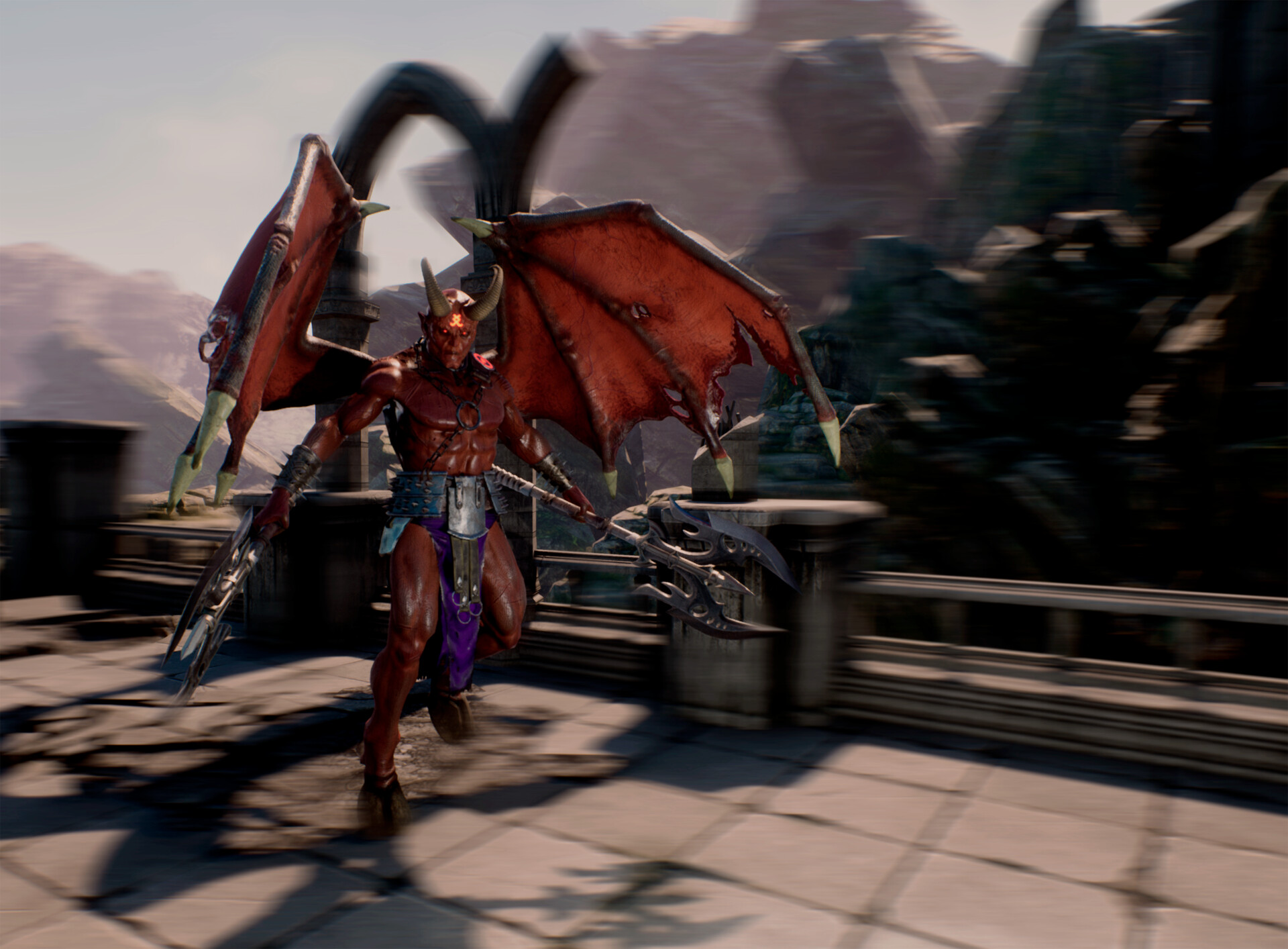 ArtStation - Demon with axe