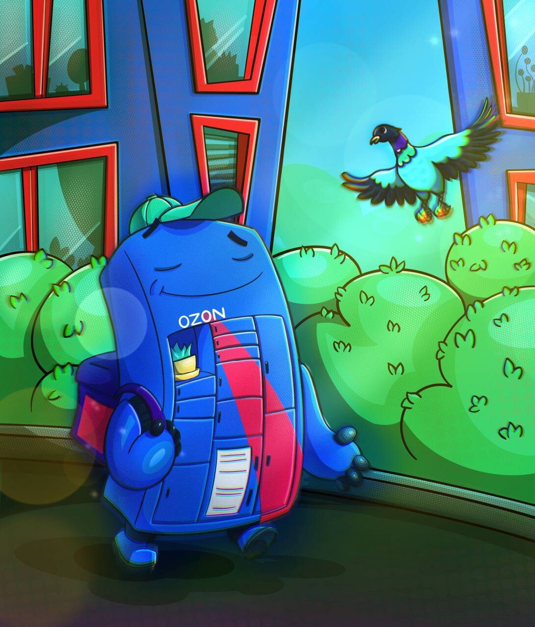 ArtStation - Brand character concept. OZON