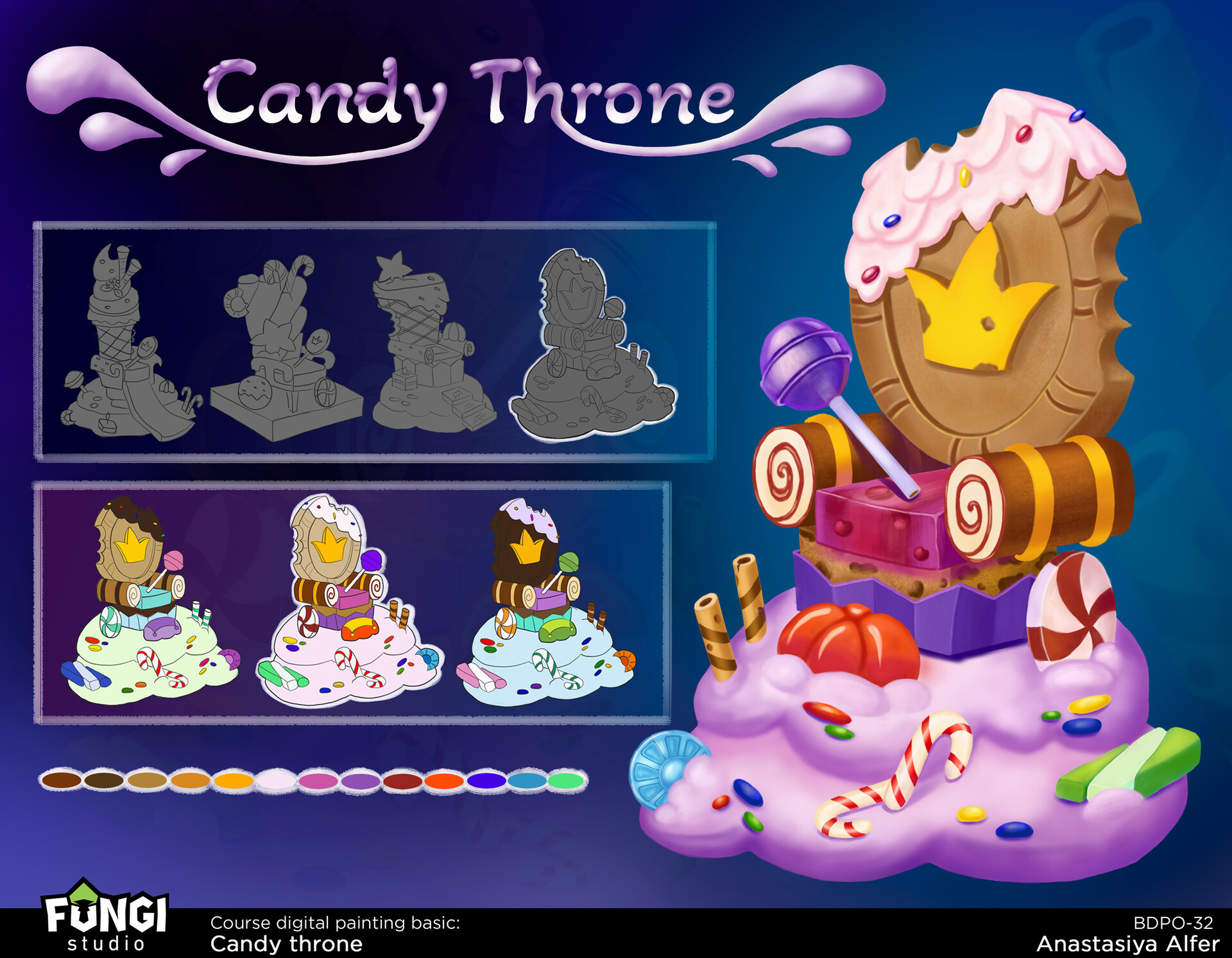 ArtStation - Candy Throne