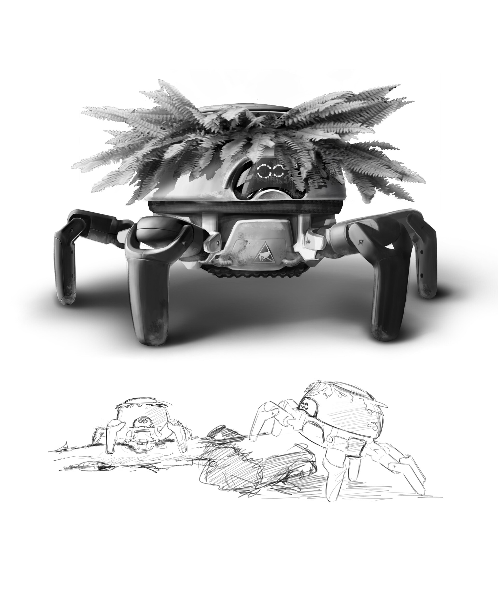 ArtStation - Forest Cleaning bots