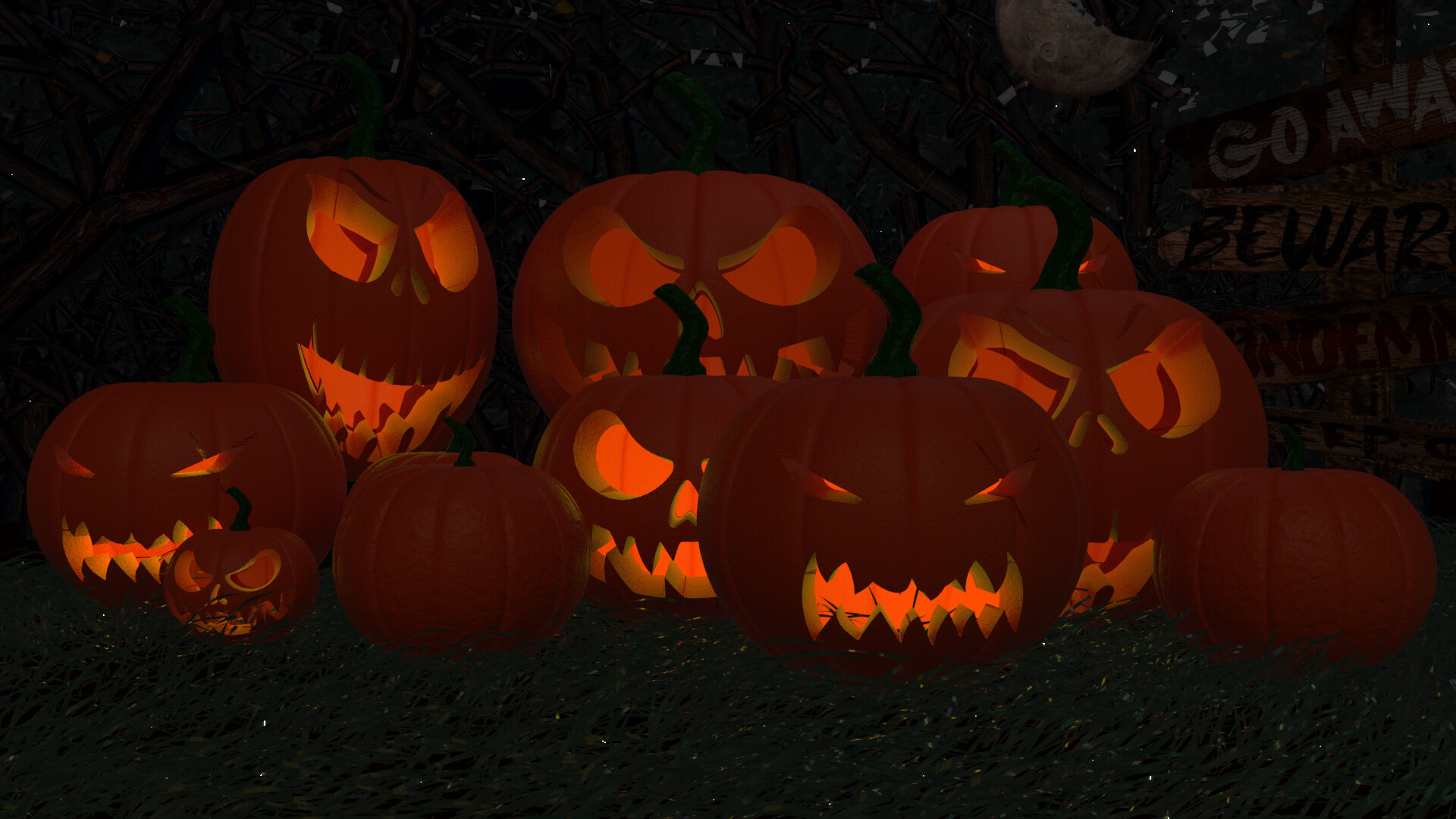 ArtStation - halloween 3d model