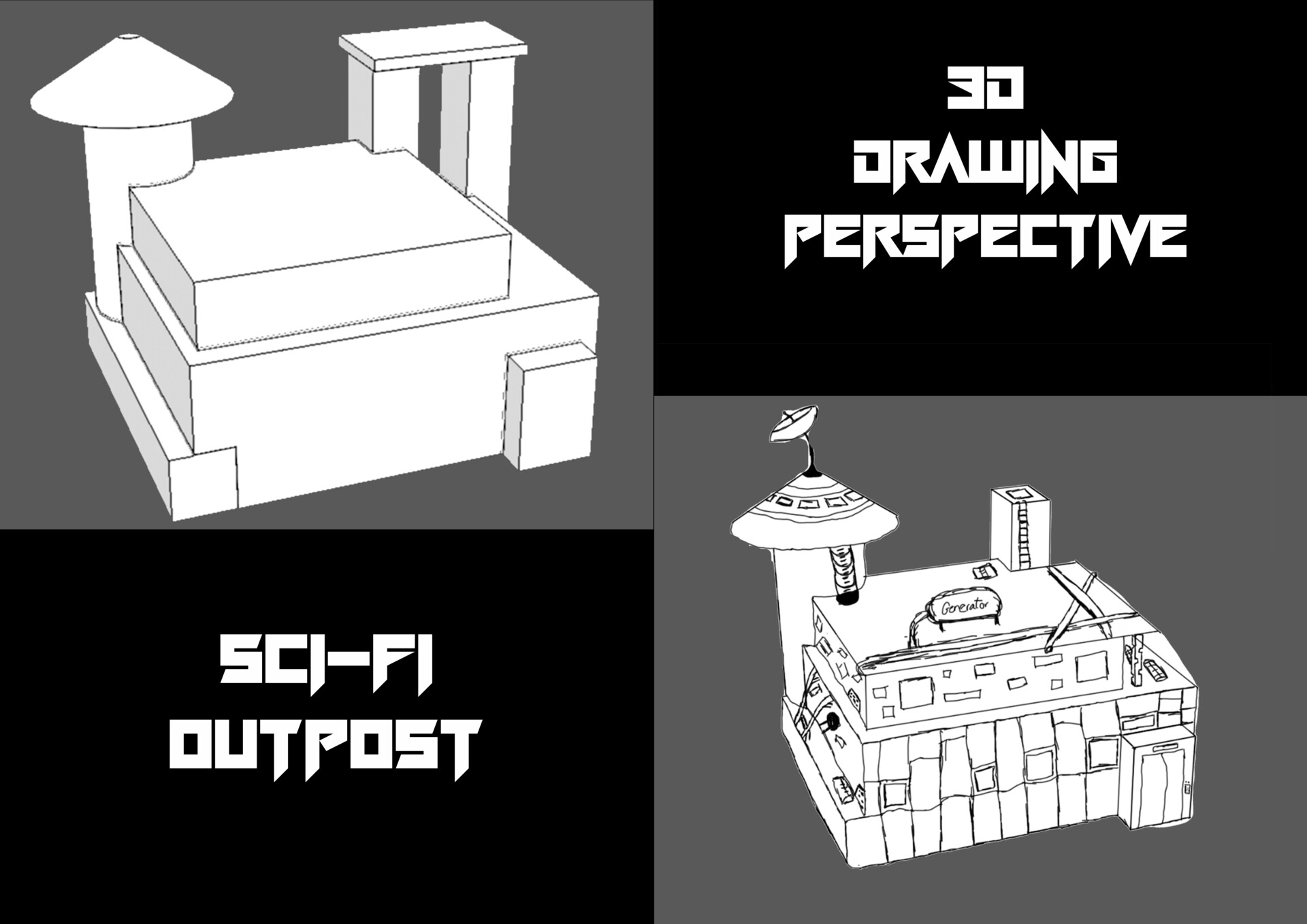 ArtStation - Sci-Fi Block out