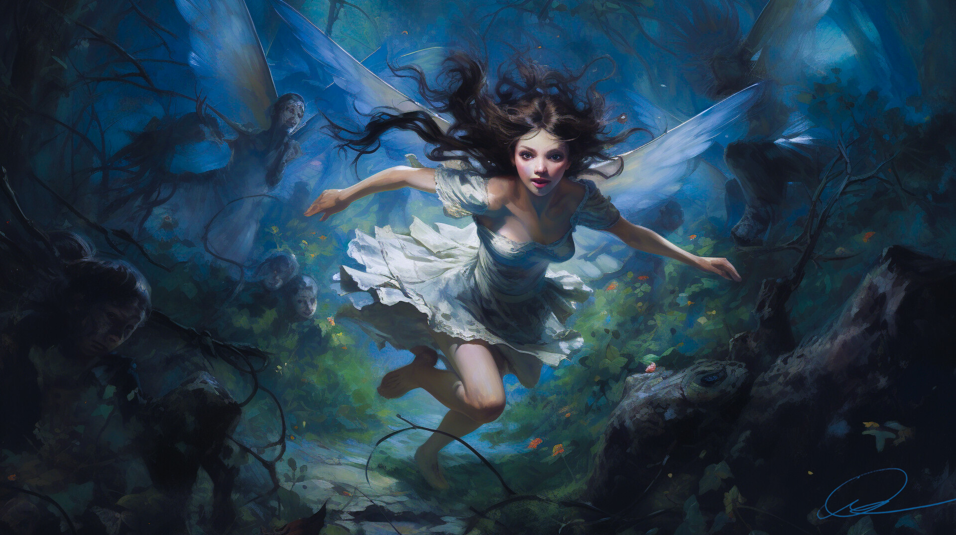 ArtStation - escaping darkness