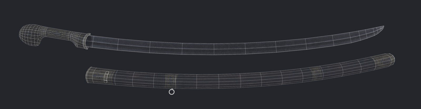 Marko Ralevic - Shashka Cossack sabre game ready asset