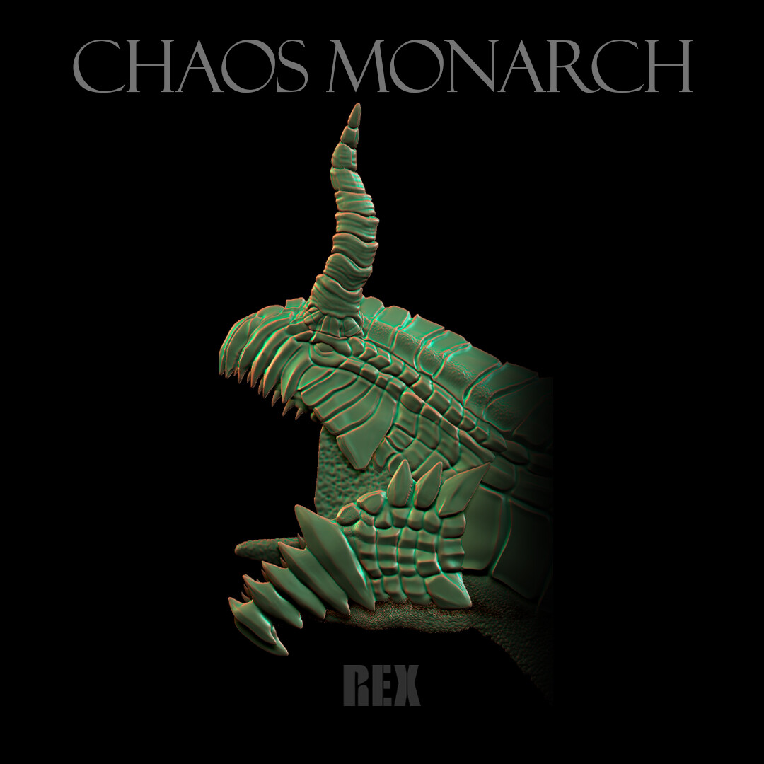 ArtStation - Chaos Monarch(Chaos Gore Magala) fan art