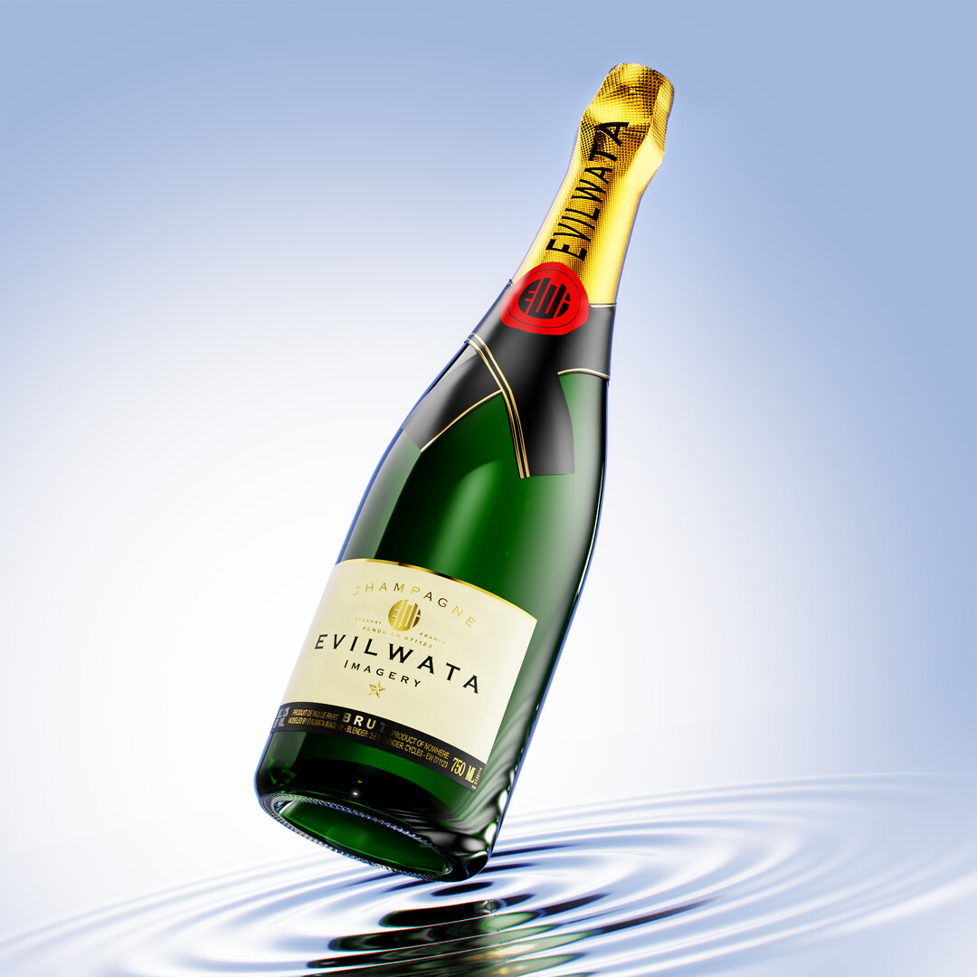 ArtStation - 3D EW Champagne