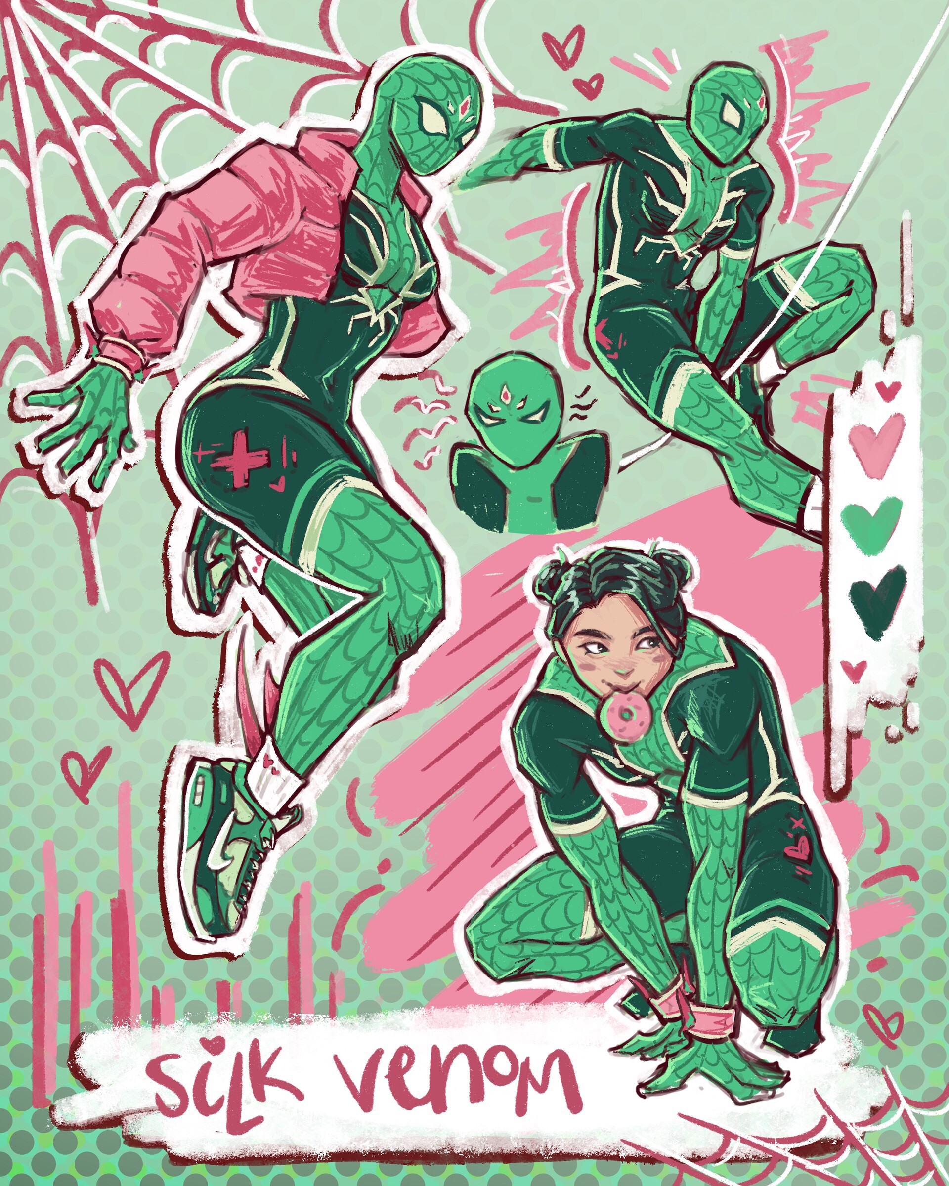 ArtStation - Spidersona (Spiderverse Fanart)