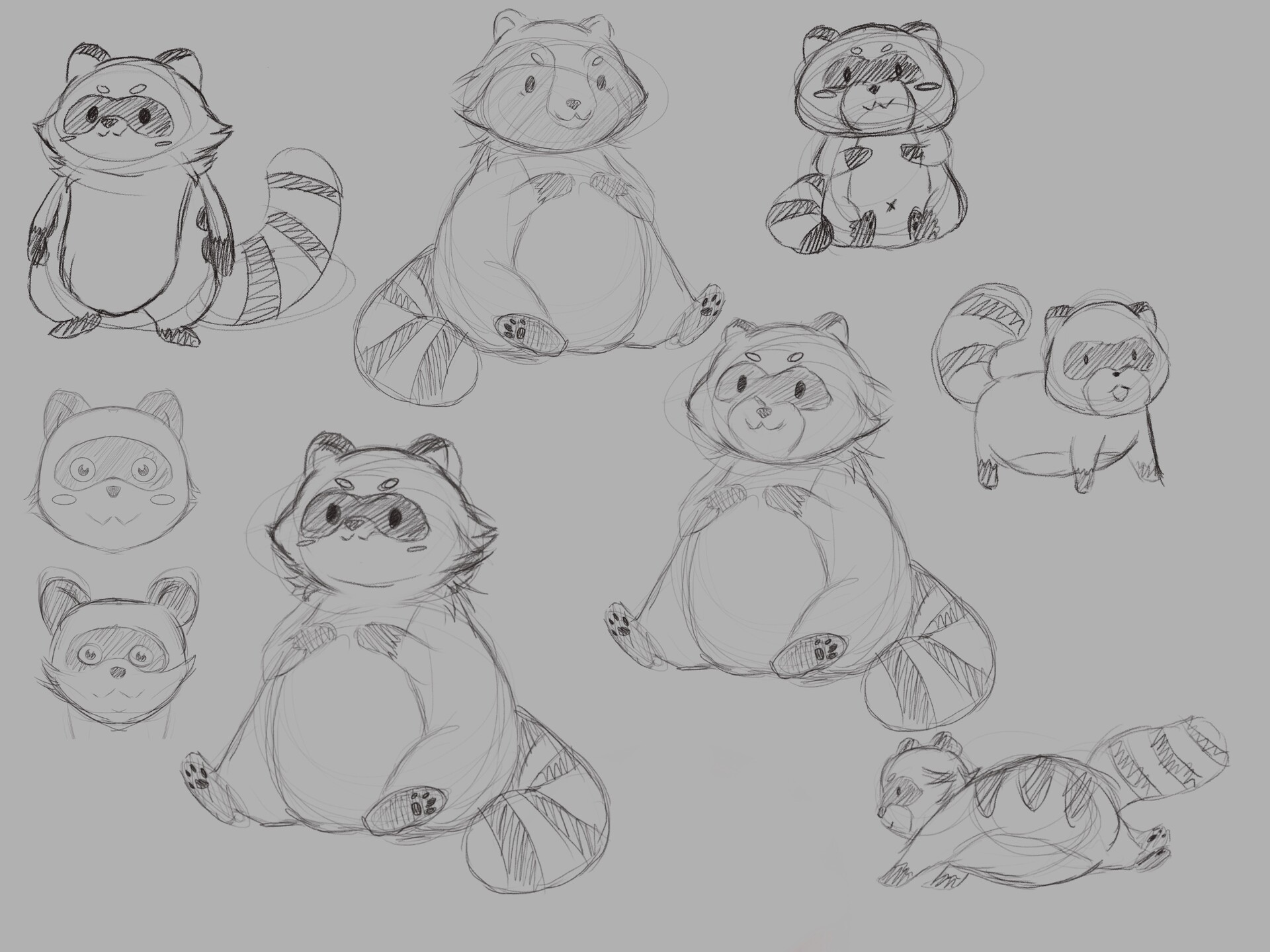 Lydia López - Tanuki Character Design