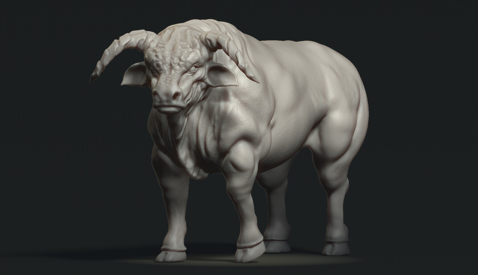 ArtStation - Monster Bull Sculpting