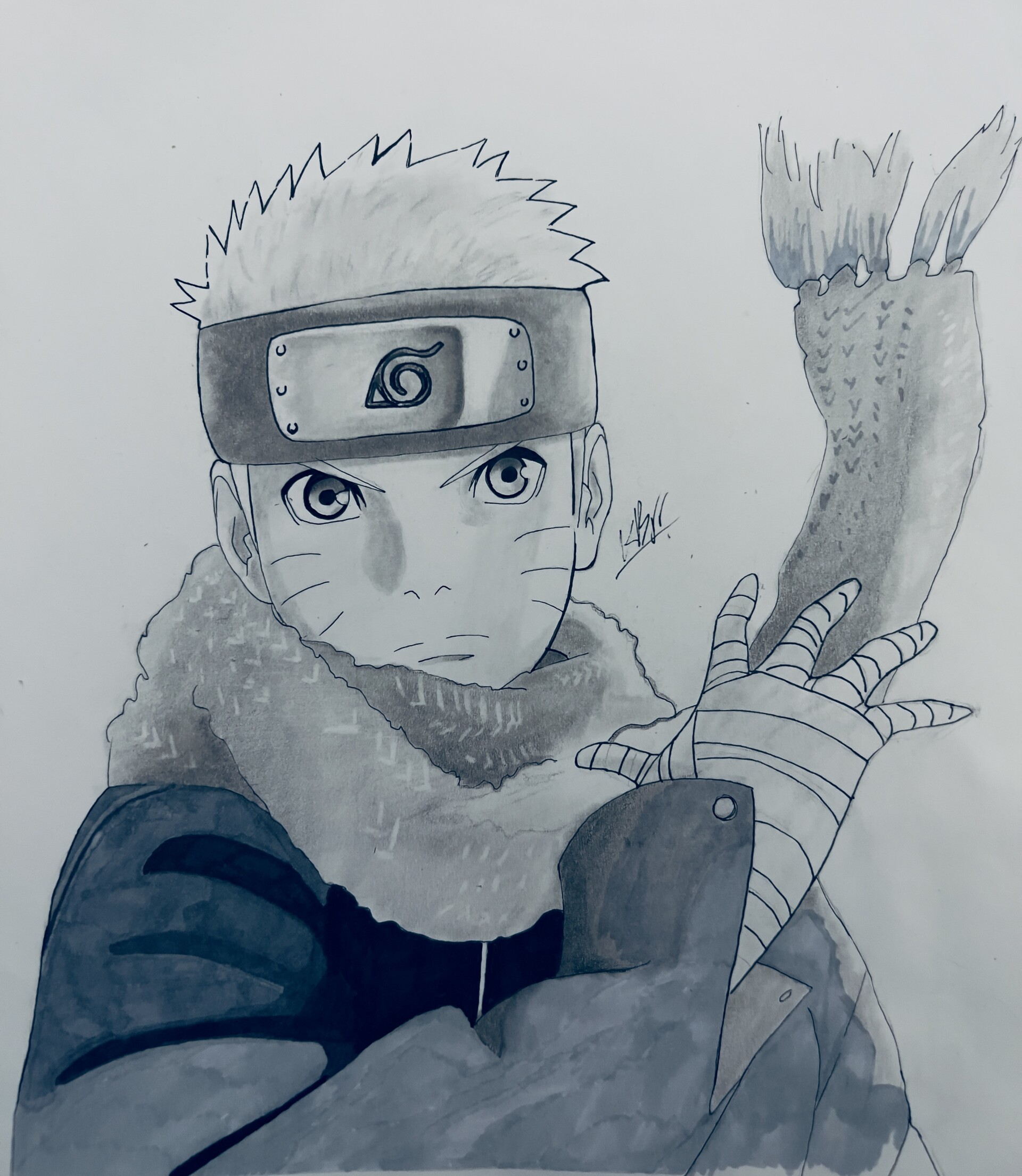 how to draw naruto older