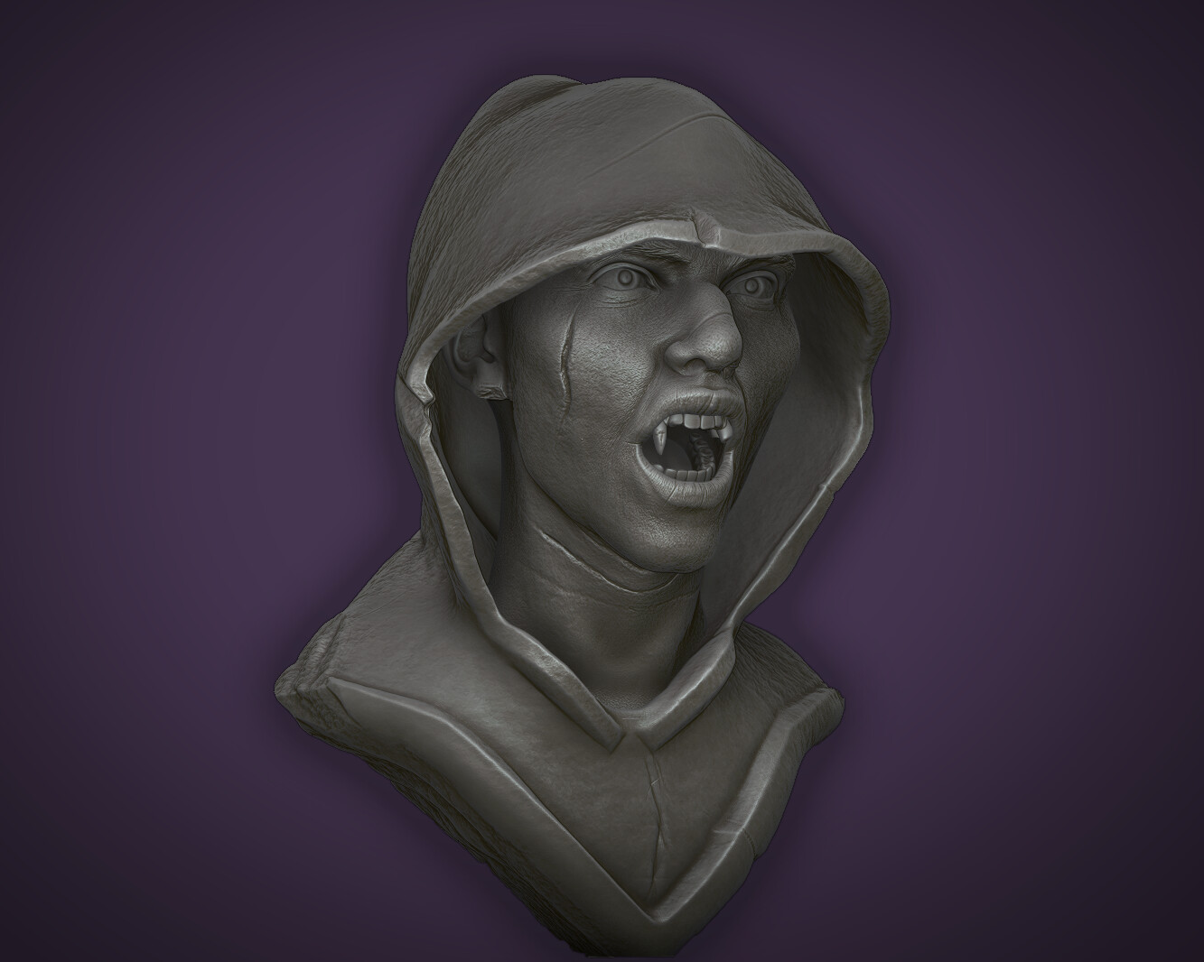 ArtStation - Female vampire bust