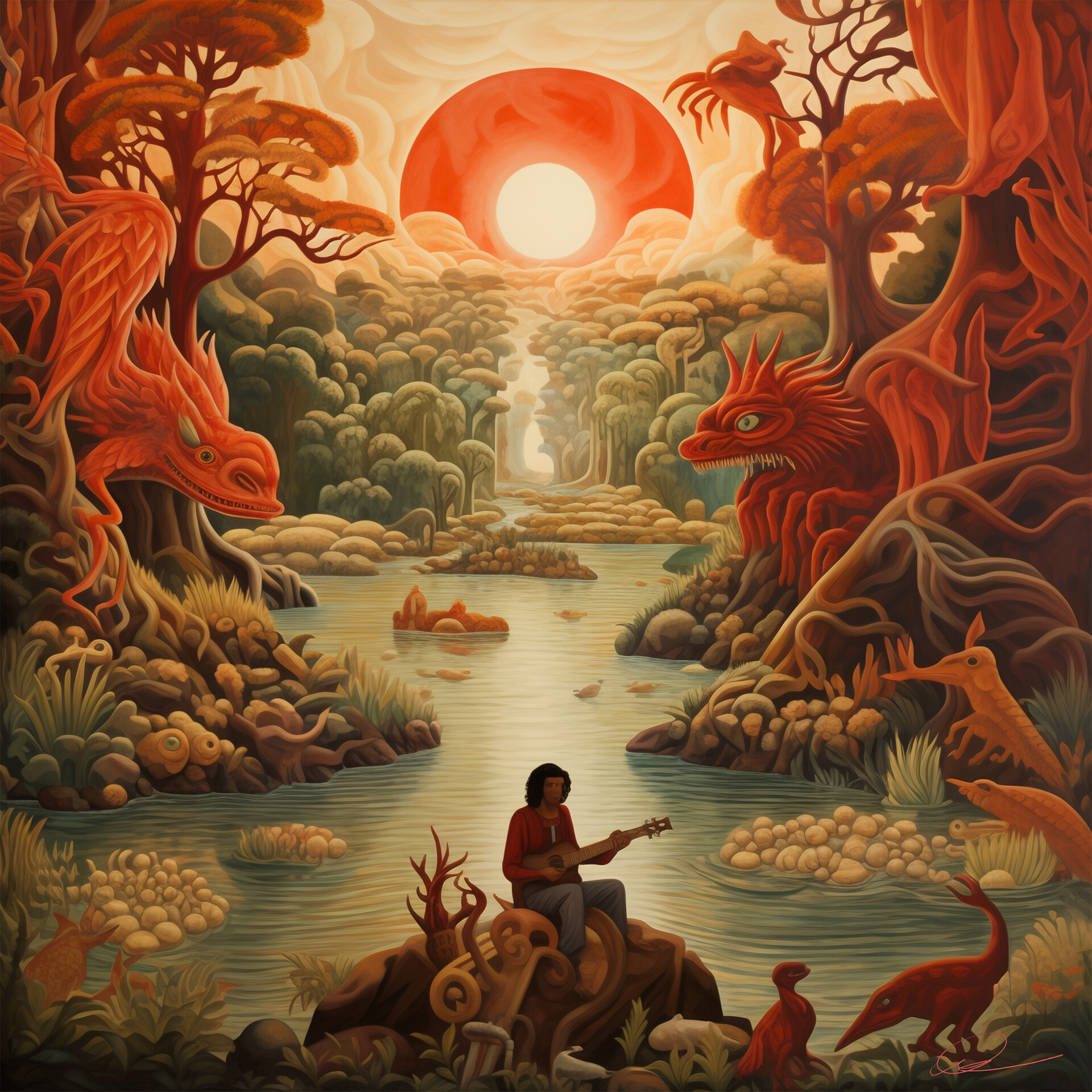 ArtStation - hippy psychedelic