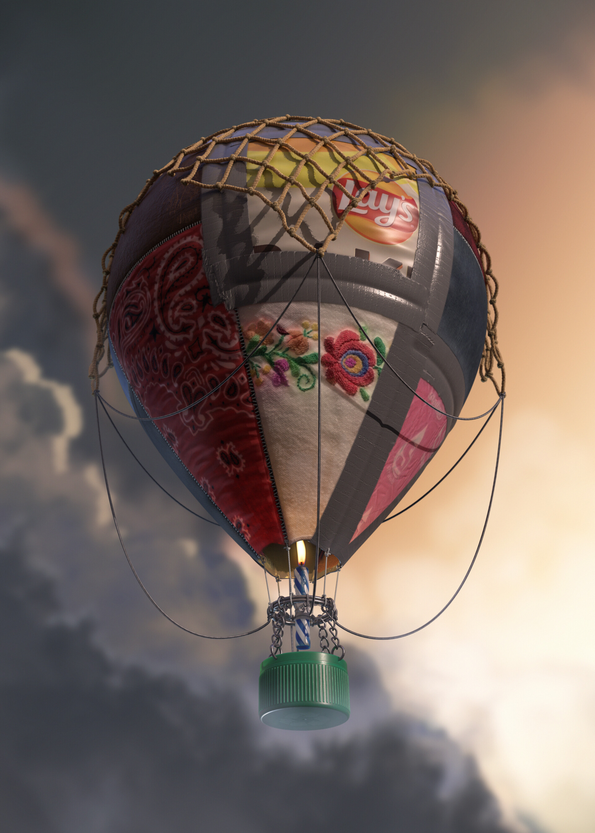 ArtStation - Rubbish Hot Air Balloon