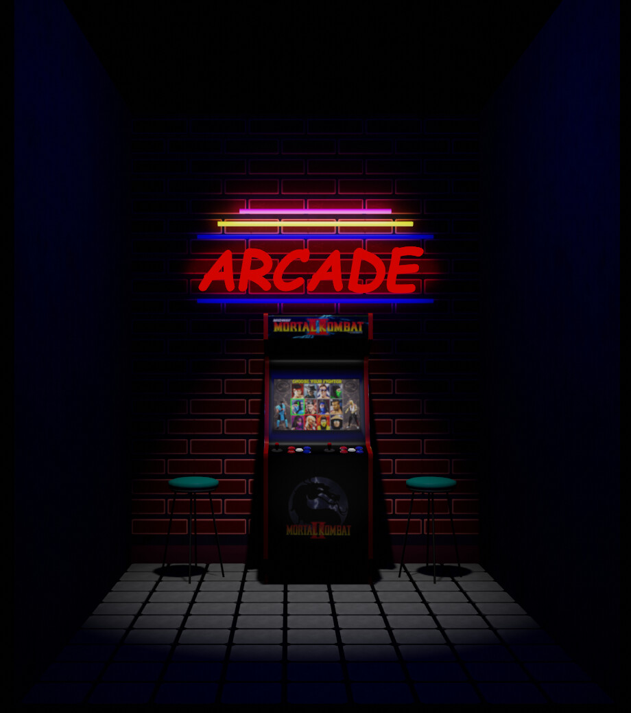 ArtStation - Arcade Room