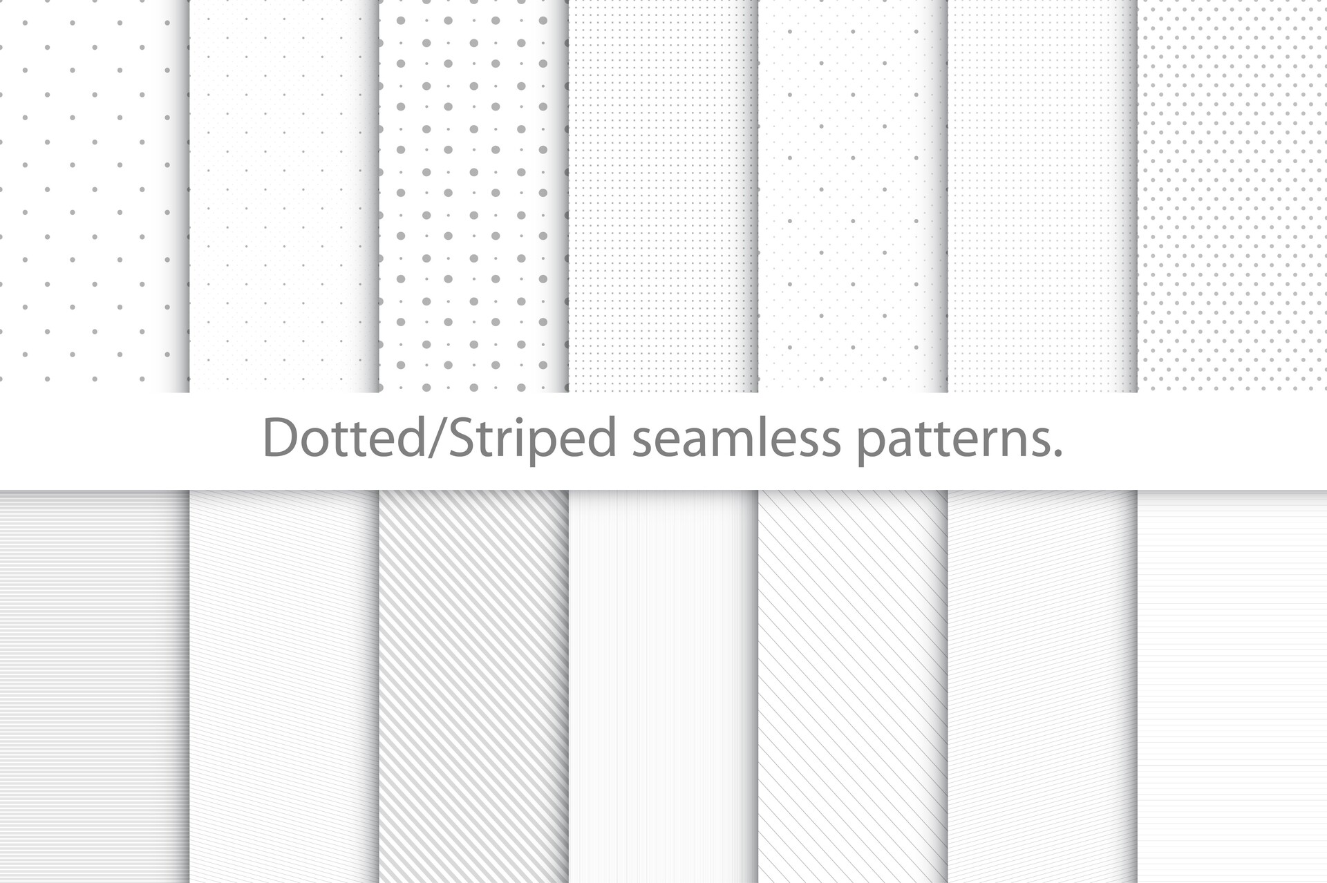 ArtStation - Dotted/striped seamless patterns.