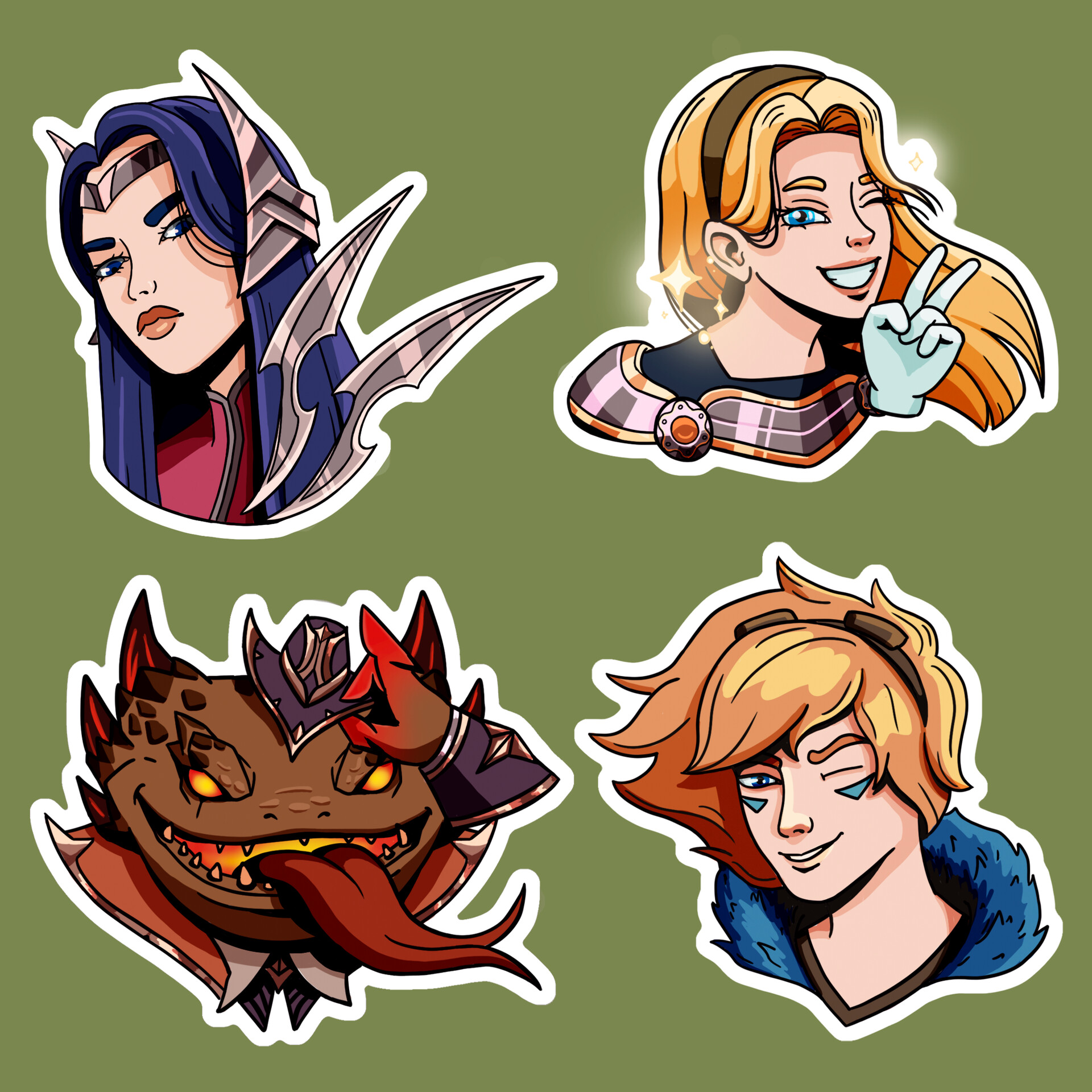 ArtStation - League of Legends Stickers