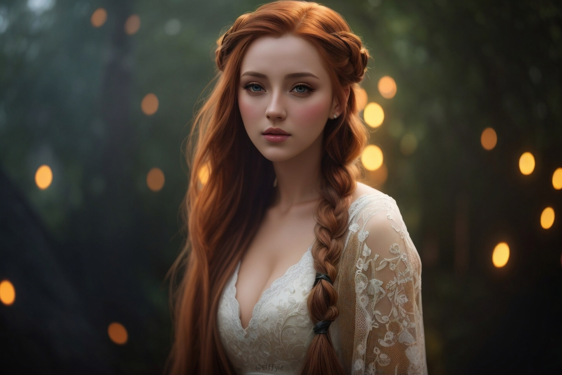 ArtStation - Beautiful Redhead