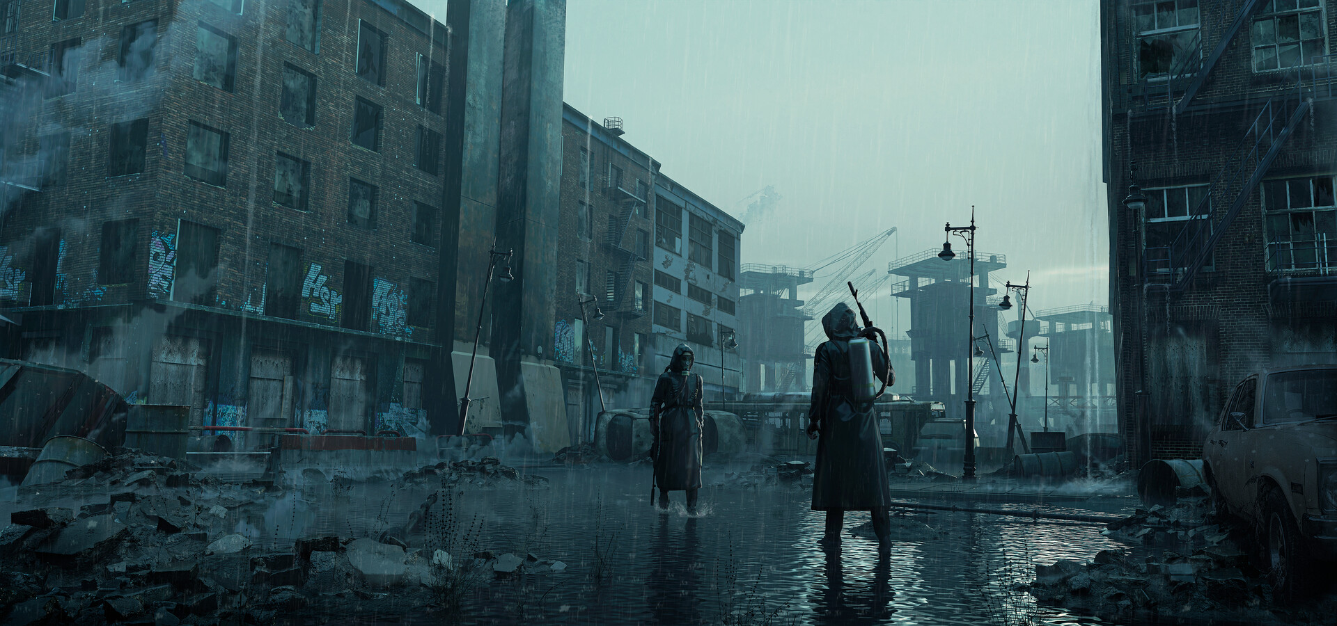 ArtStation - Destroyed city