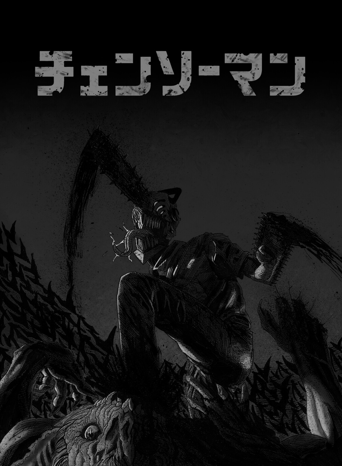 Pablo De Celis - CHAINSAW MAN - Denji VS Bat Devil