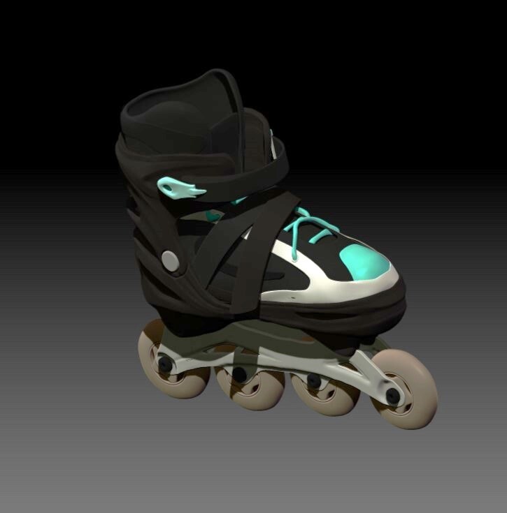 ArtStation - Rollerblade 3D Study