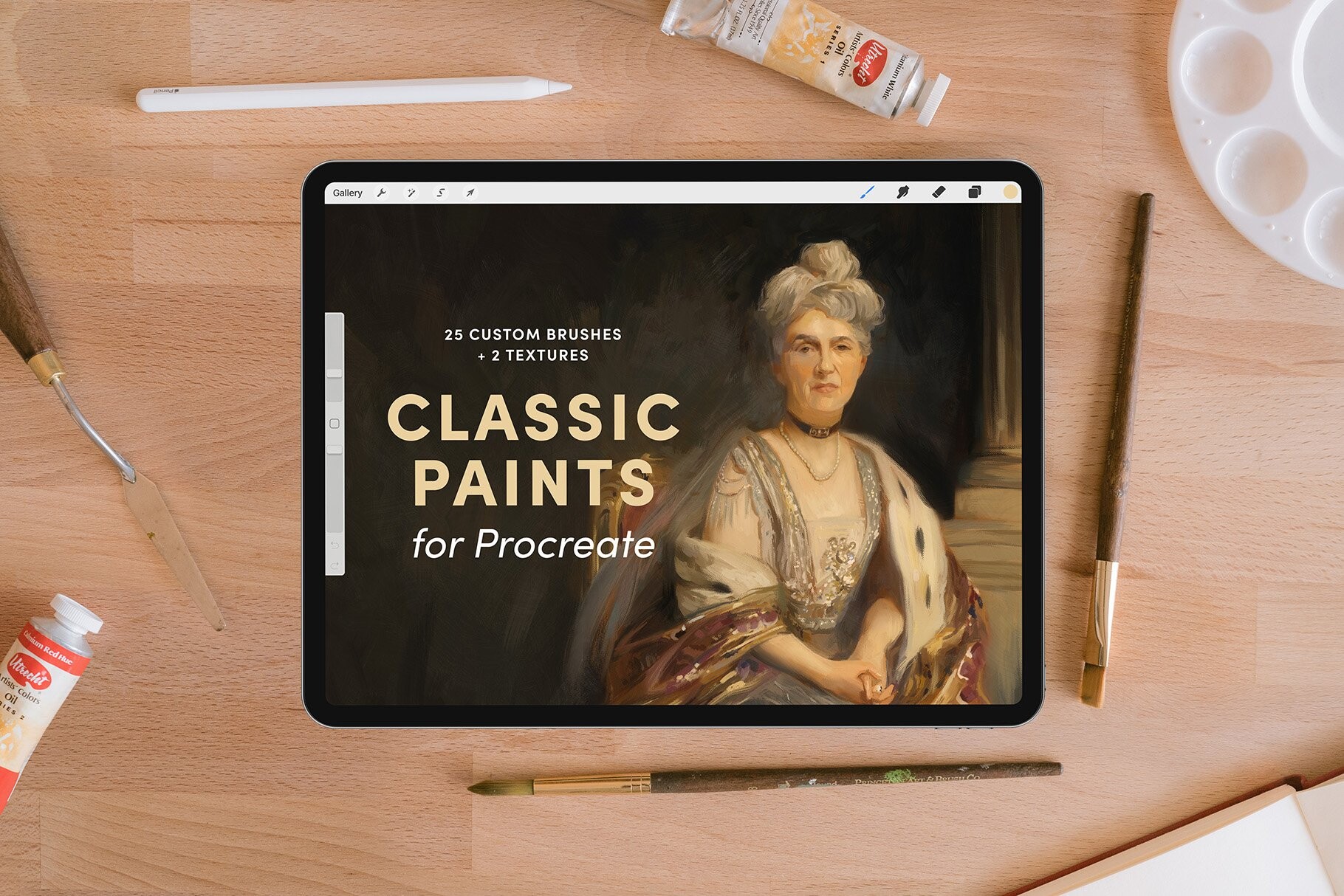 ArtStation - Classic Paints – Procreate Brushes