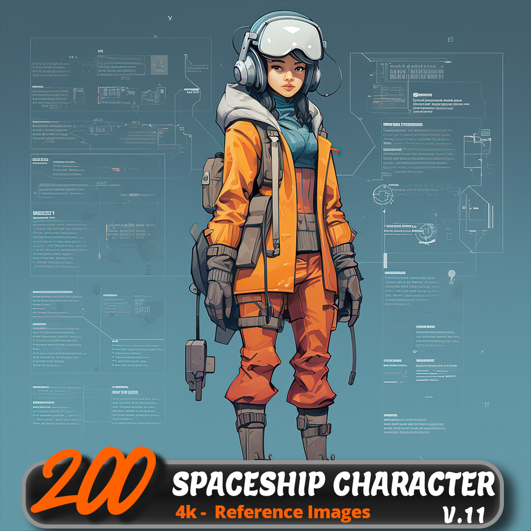 ArtStation - SPACESHIP CHARACTER VOL. 11/ 4K/ Reference Image