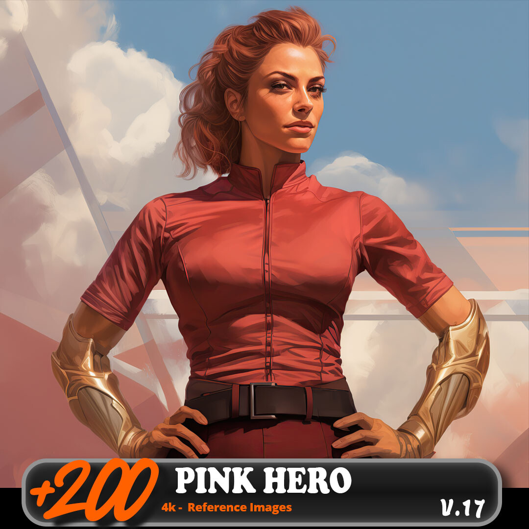 ArtStation - PINK HERO VOL. 17/ 4K/ Reference Image