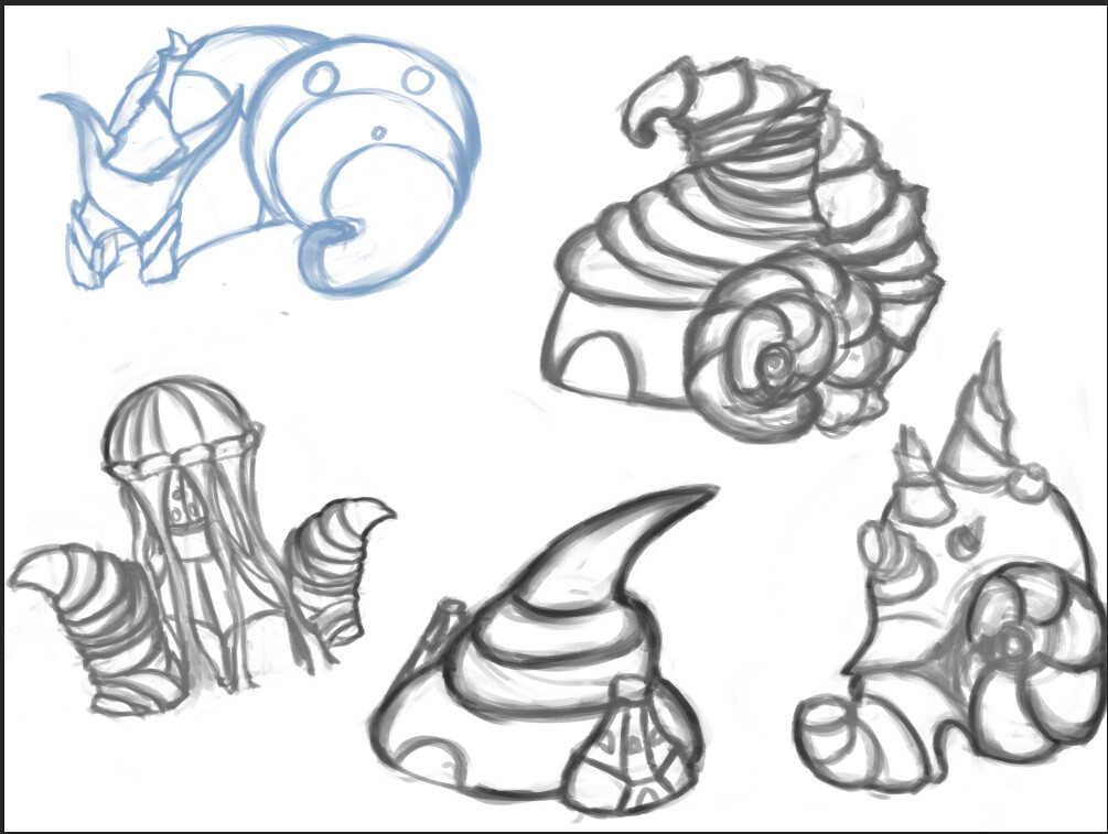 ArtStation - Seashell-inspired Architecture