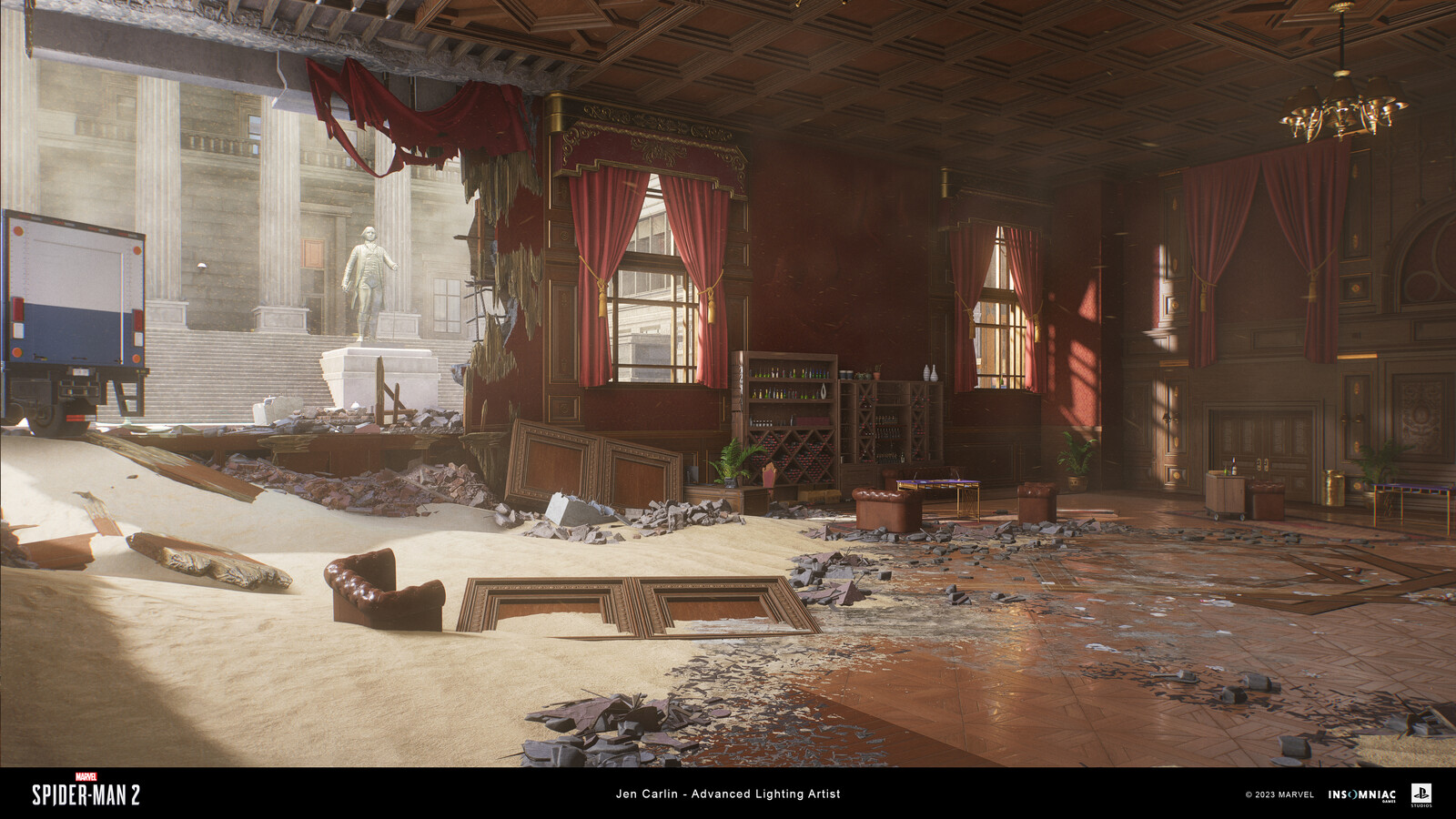 Jen Carlin - Marvel's Spider-Man 2: Level Lighting- In The Aftermath