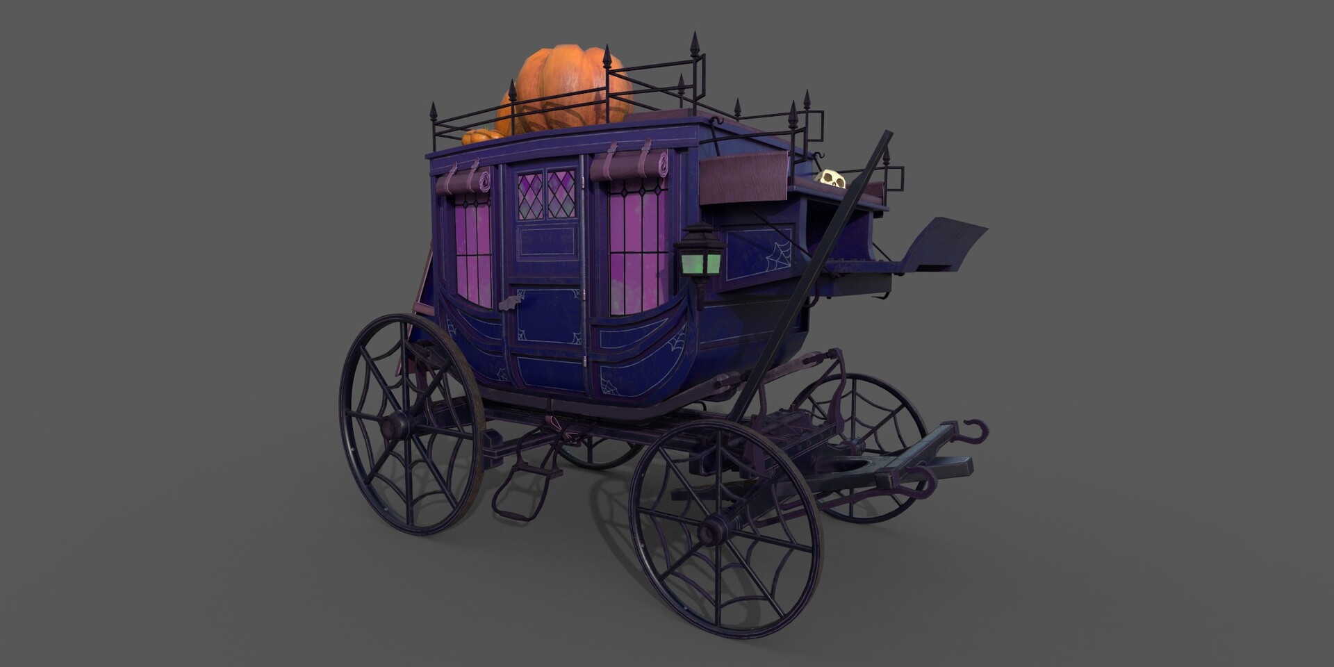 ArtStation - Spooky Stagecoach