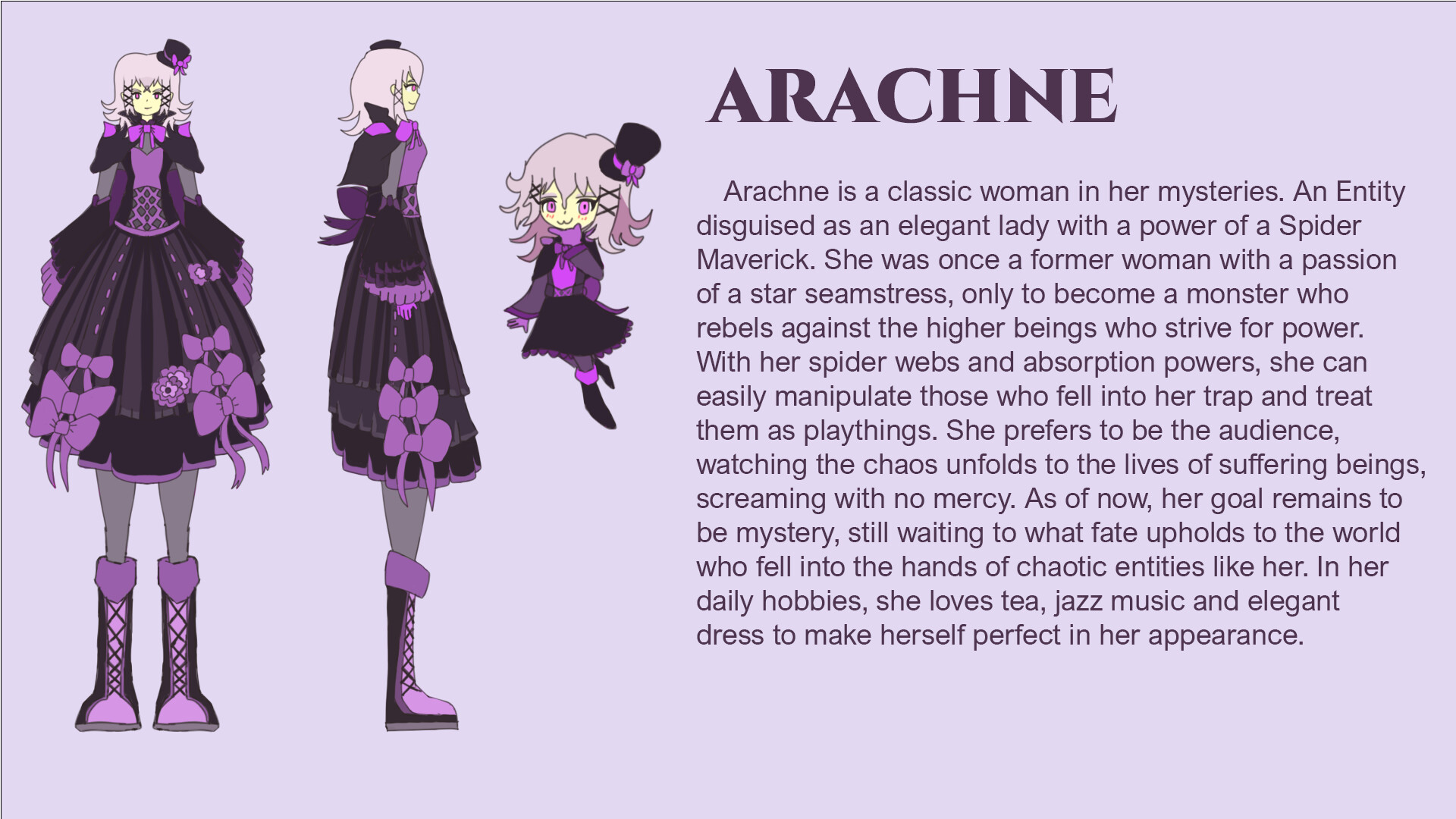 ArtStation - Arachne and Detective Wise Concept Character Designs