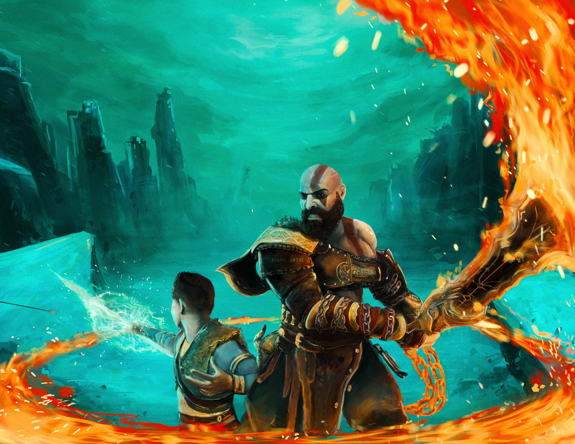 ArtStation - God Of War Ragnarök Anniversary