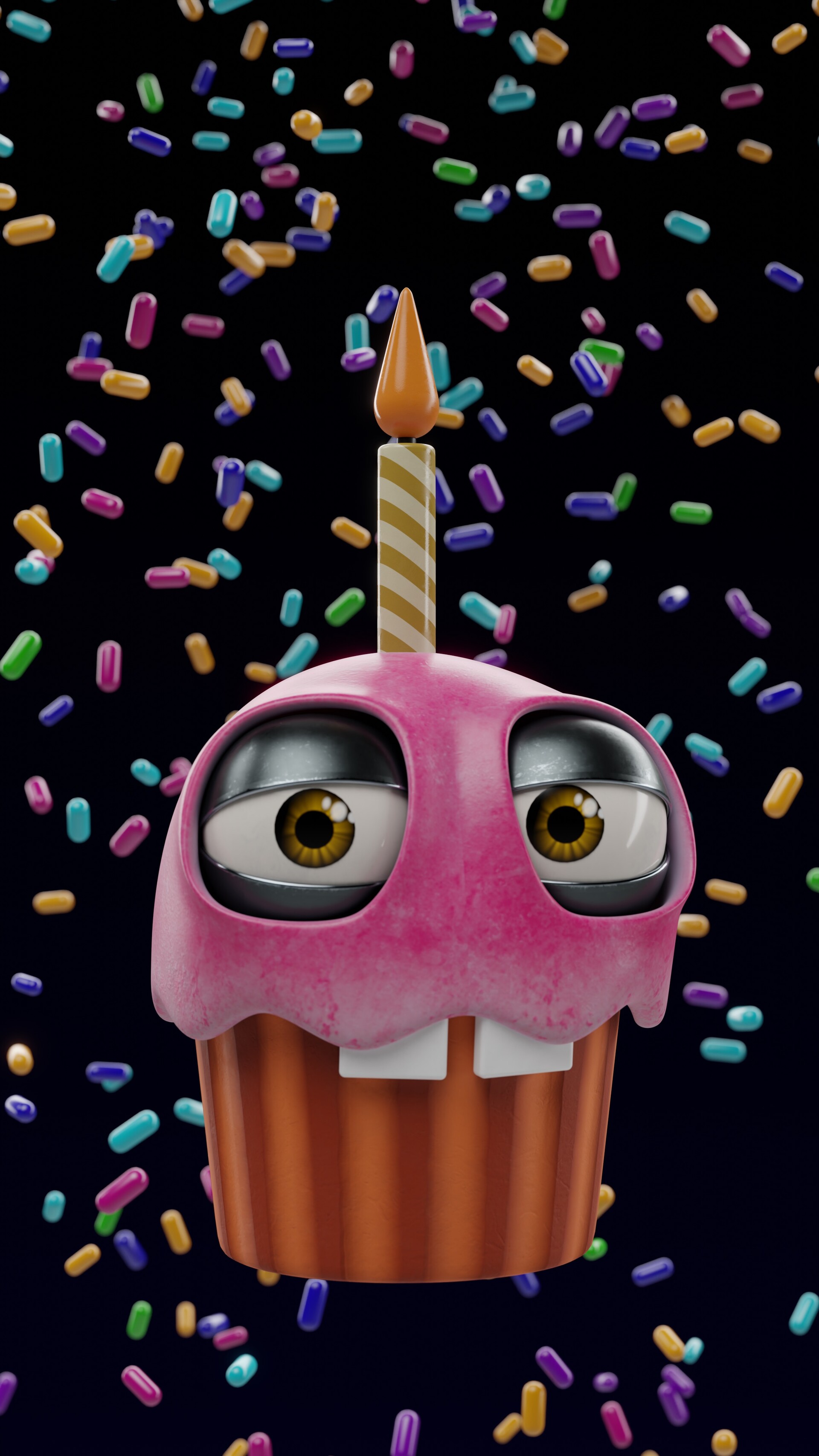 ArtStation - Carl The Cupcake A FNAF Render