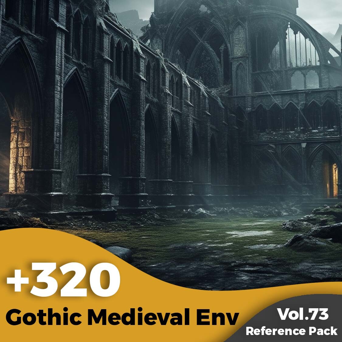 Tika Concept - +320 Gothic Medieval Environment Concept (4k) | Vol_73