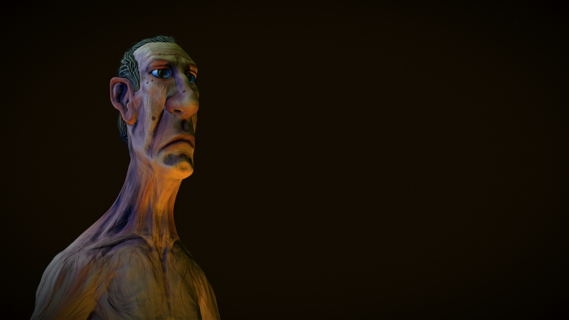 ArtStation - Old man head
