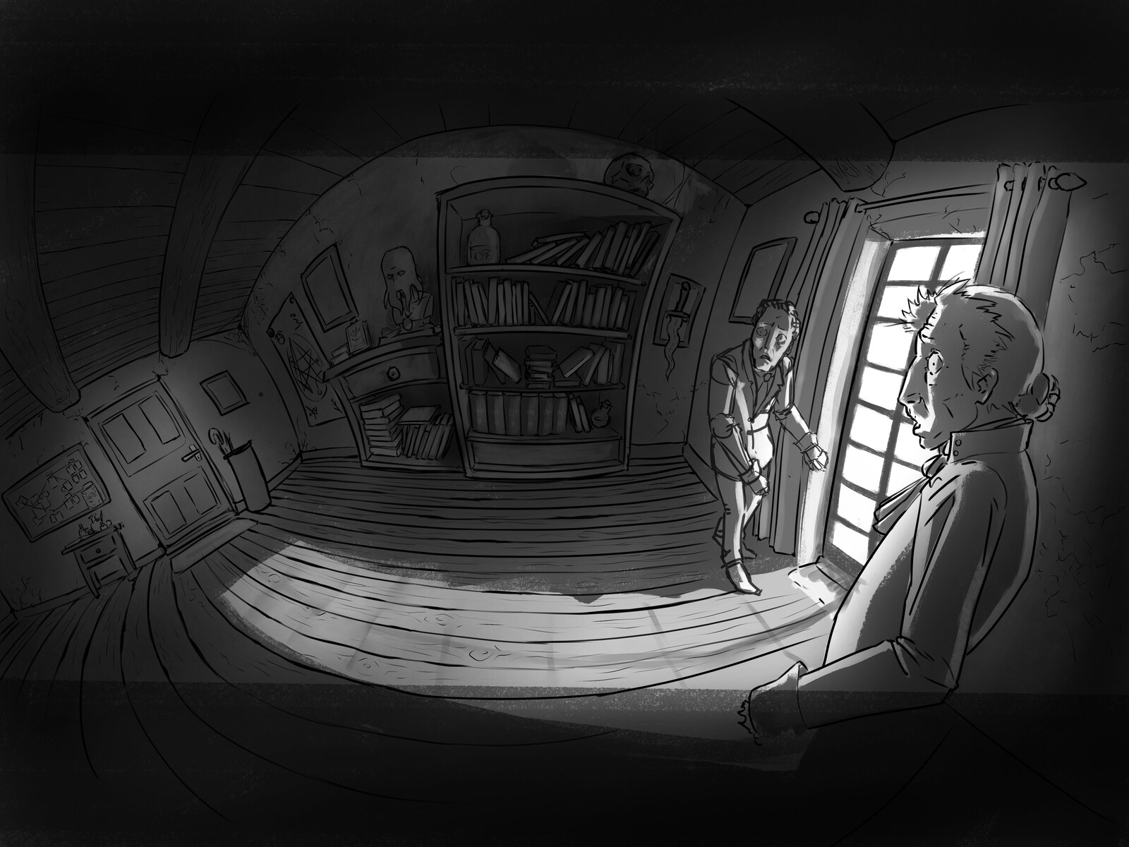 Marcel Vanderweyen - LoveCraft Project: Illustrations&Researches