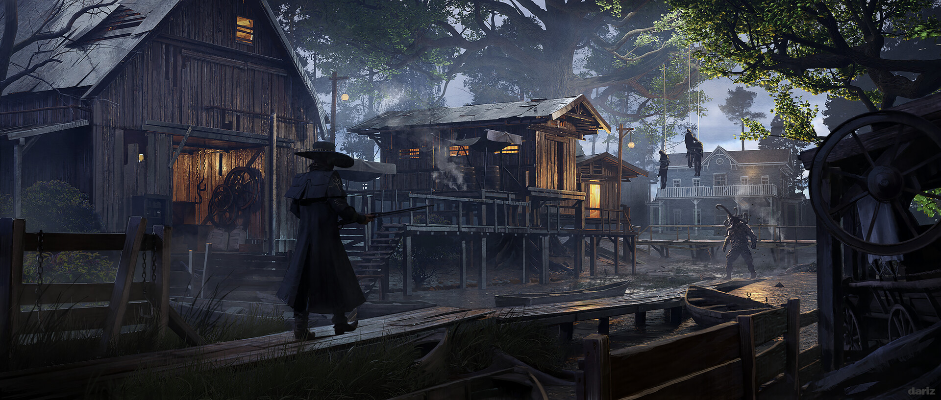 ArtStation - "Hardland" small project inspired by Hunt Showdown.