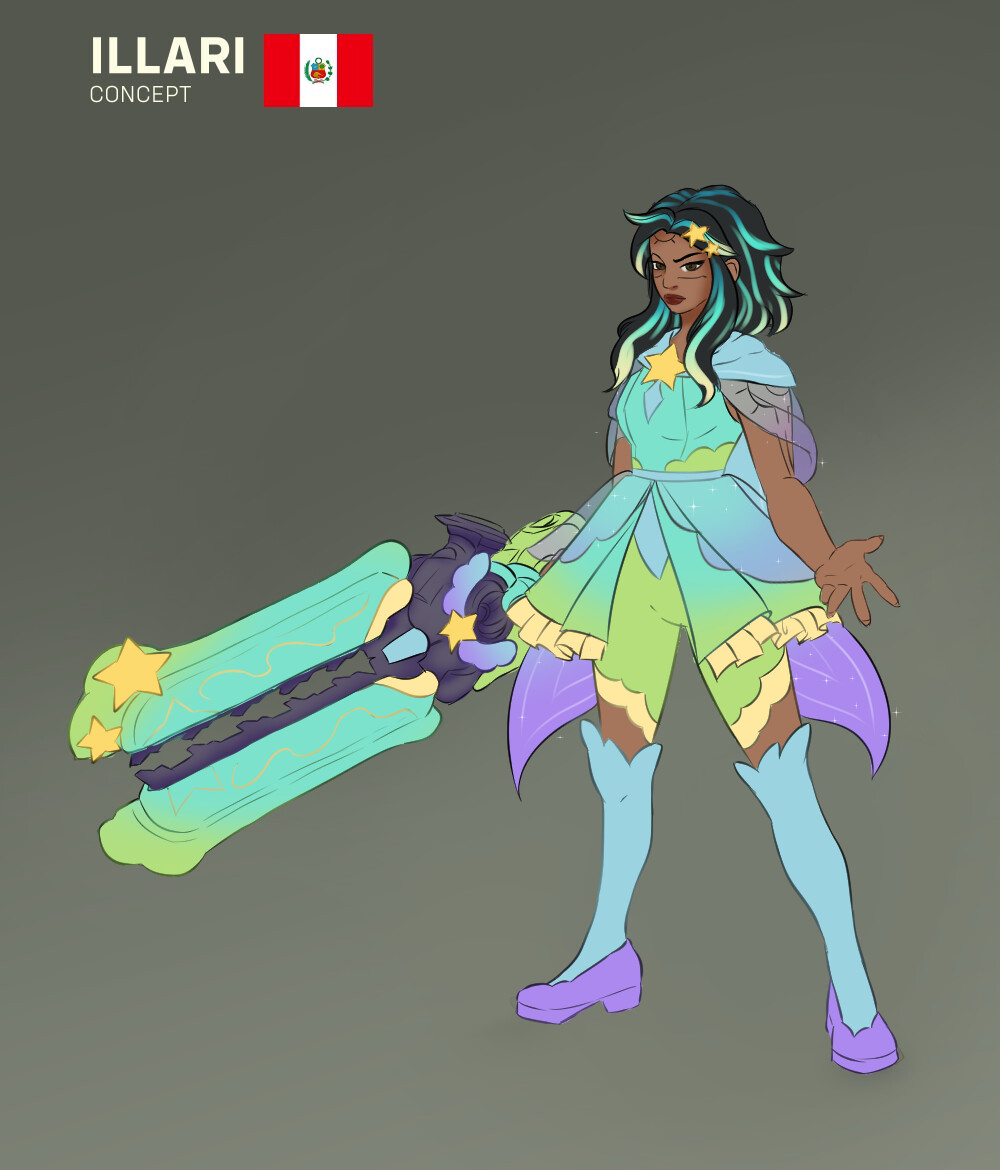 ArtStation - Illari fan skin