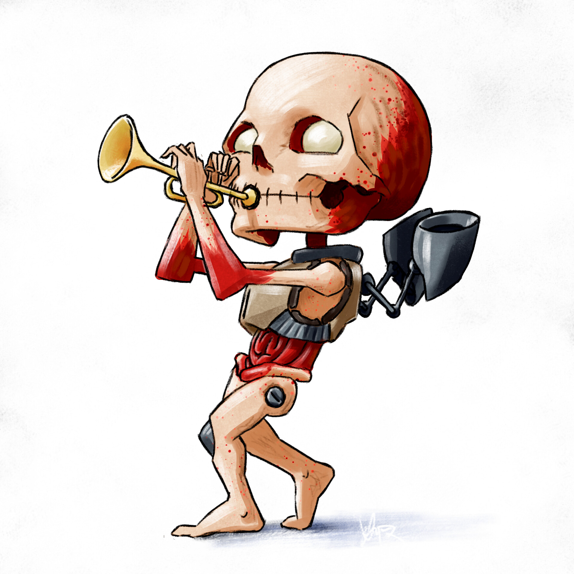 ArtStation - DOOM: Cute little Revenant Fanart