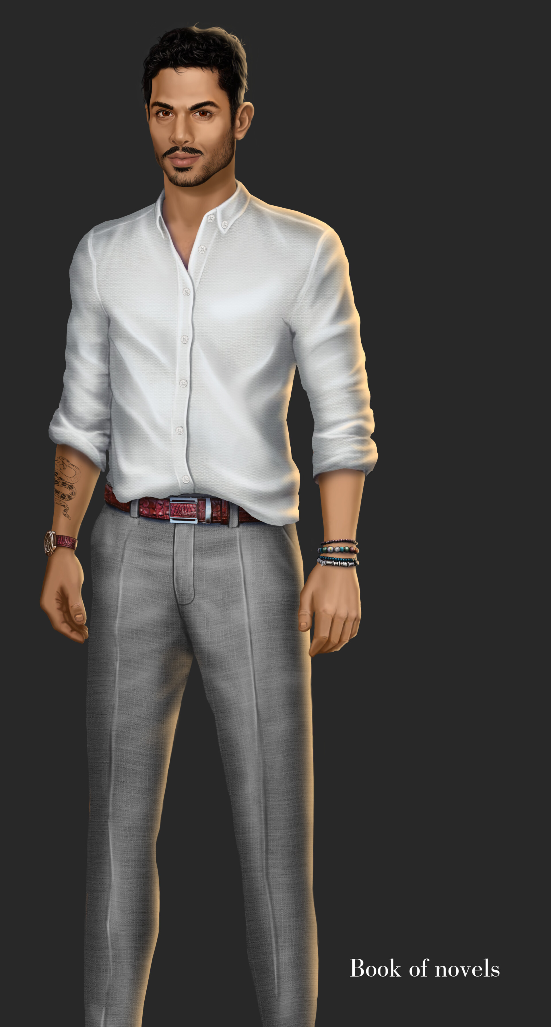 ArtStation - Book of novels. 2D Character.