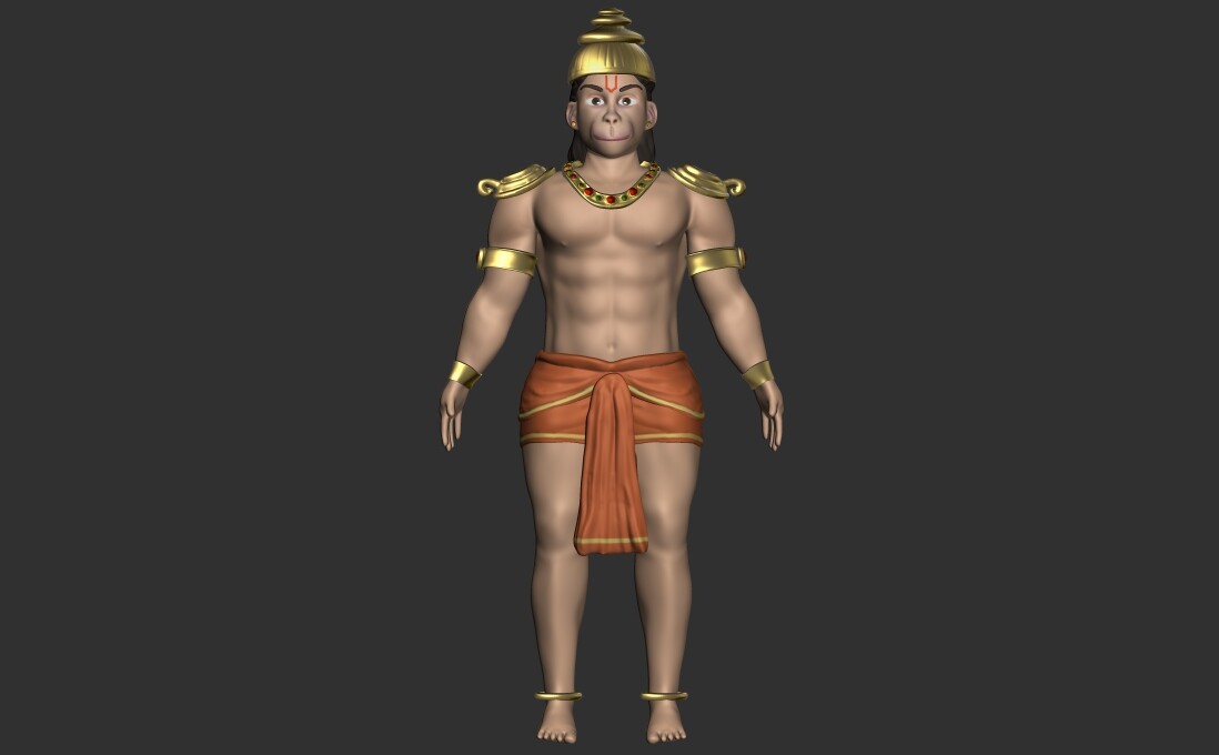 ArtStation - Lord Hanuman