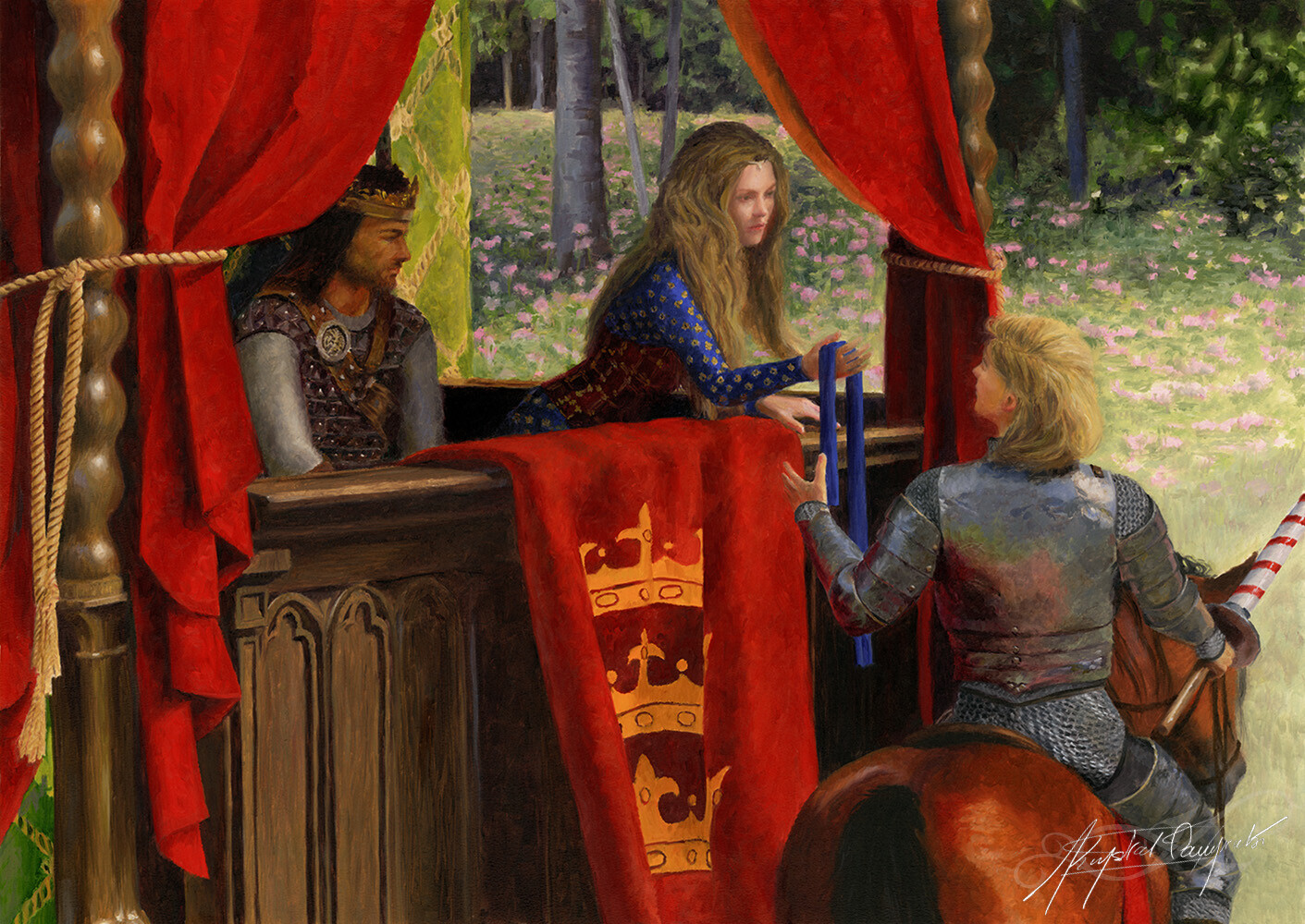 ArtStation - Sir Lancelot and Guinevere