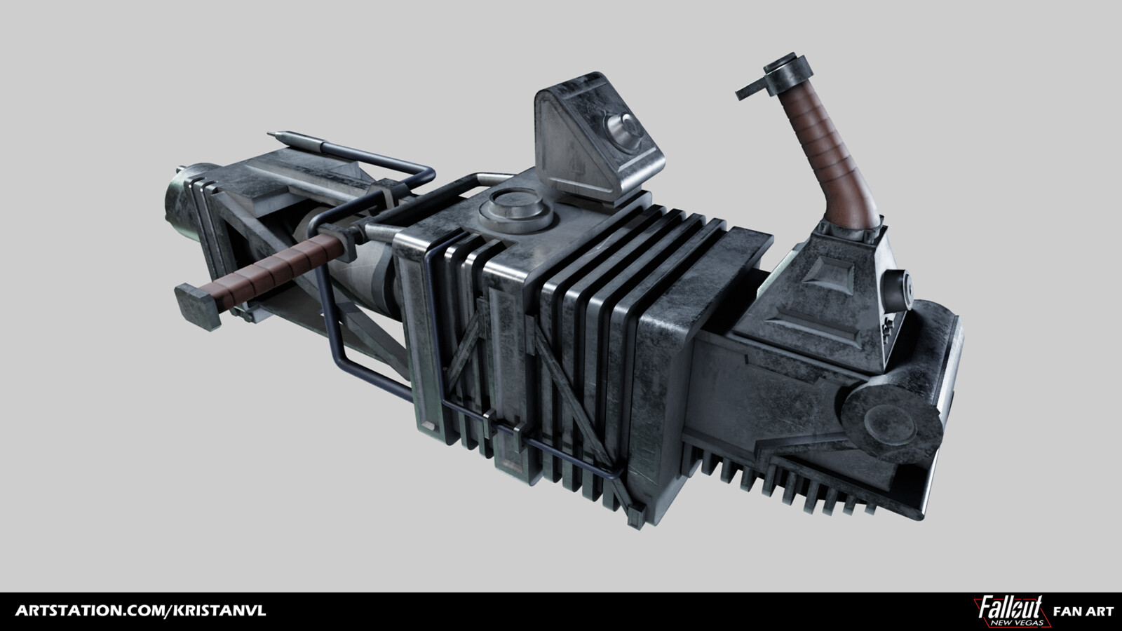 Kris - Gatling Laser Showcase (Fallout: New Vegas FanArt)