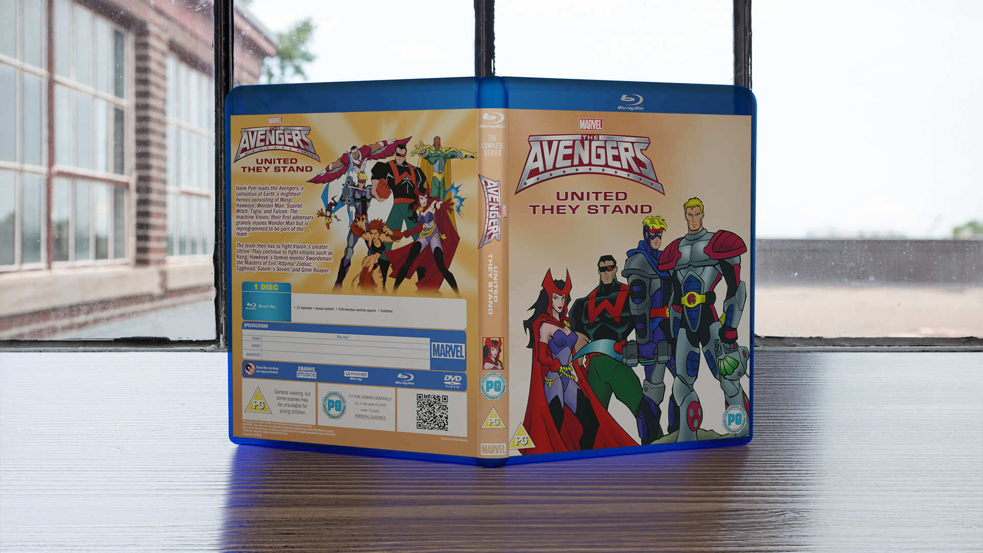 ArtStation - The Avengers: United They Stand - Custom Blu-ray Cover