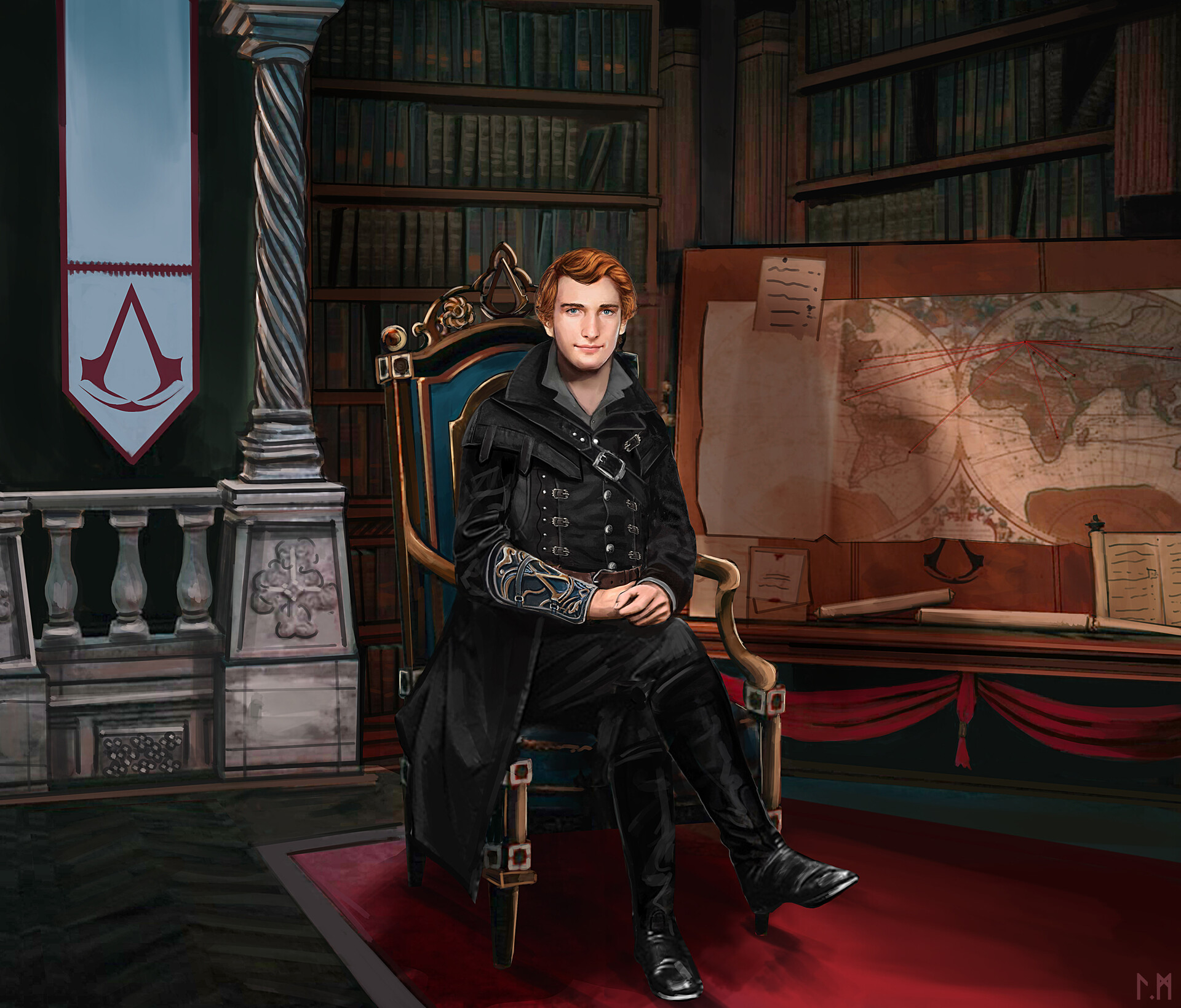 ArtStation - Commission- Assassin's Creed - fanmade OC