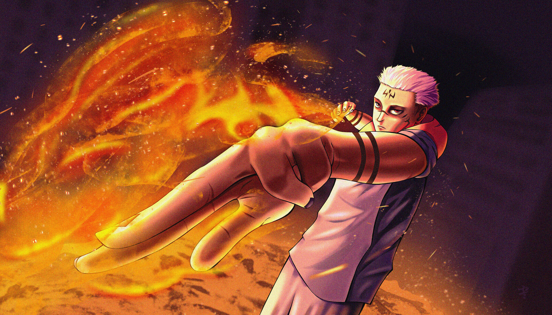 Real Studio - Jujutsu Kaisen Sukuna open Flame Arrow - orzGK🤭 Desvende ...