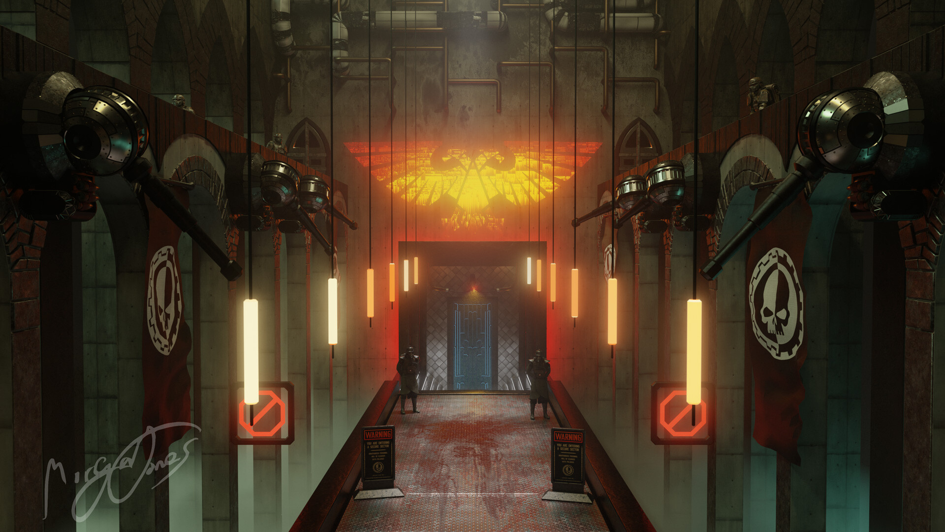 ArtStation - W40K - Inquisitor Interrogation Hallway