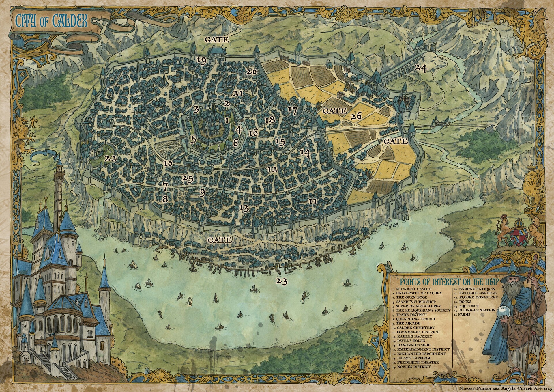 ArtStation - New Rpg commission Map!