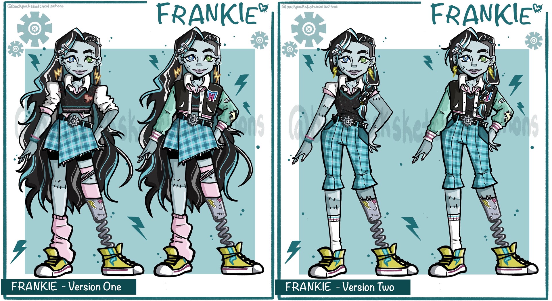 Michaela Bedard - Monster High - G3 Character Design Exploration