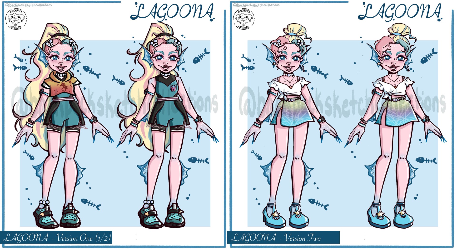 Michaela Bedard - Monster High - G3 Character Design Exploration